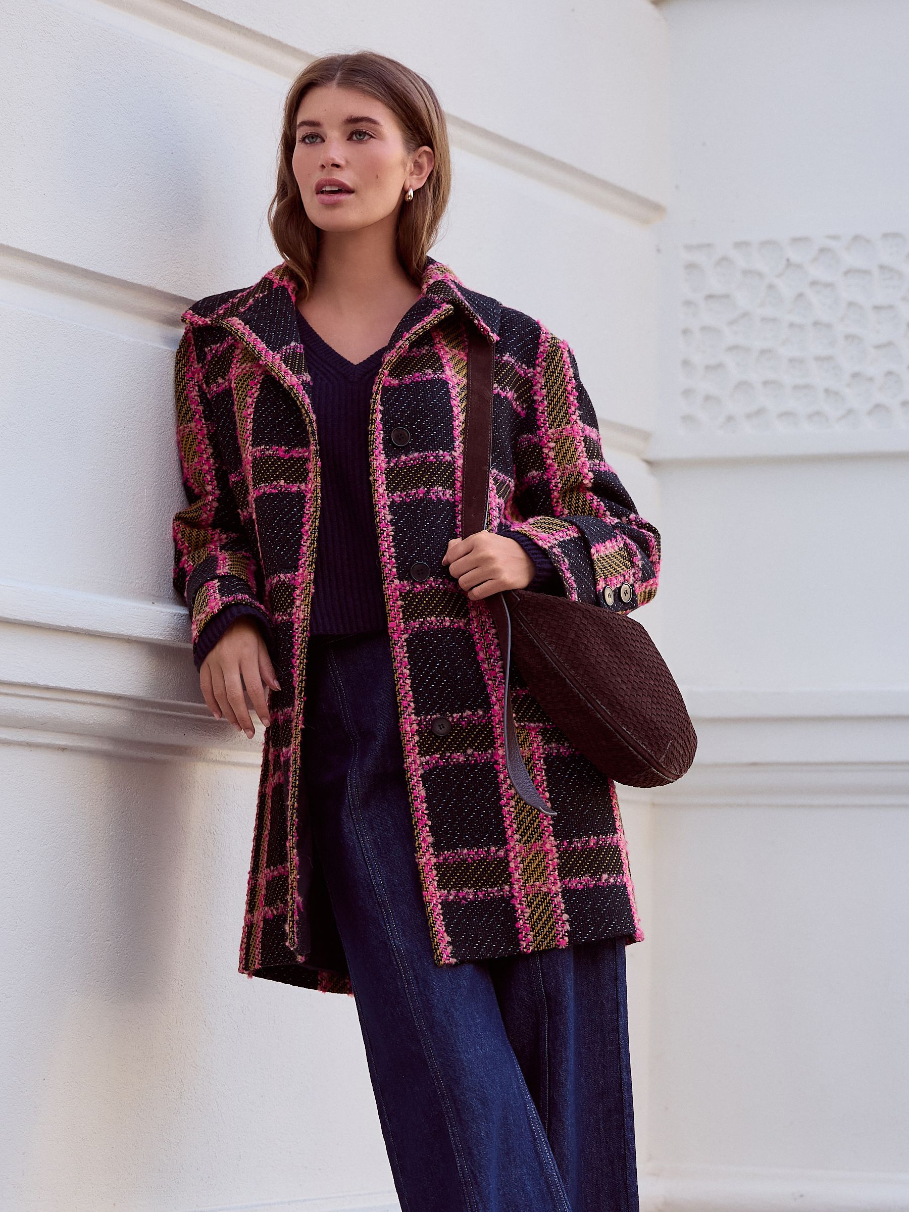 Buy Bright Check N. Premium Dolly Coat from Next Kuwait