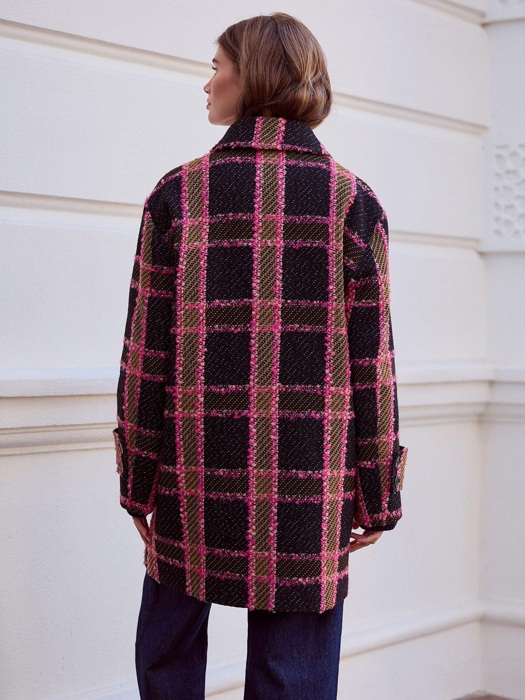 Buy Bright Check N. Premium Dolly Coat from Next Kuwait