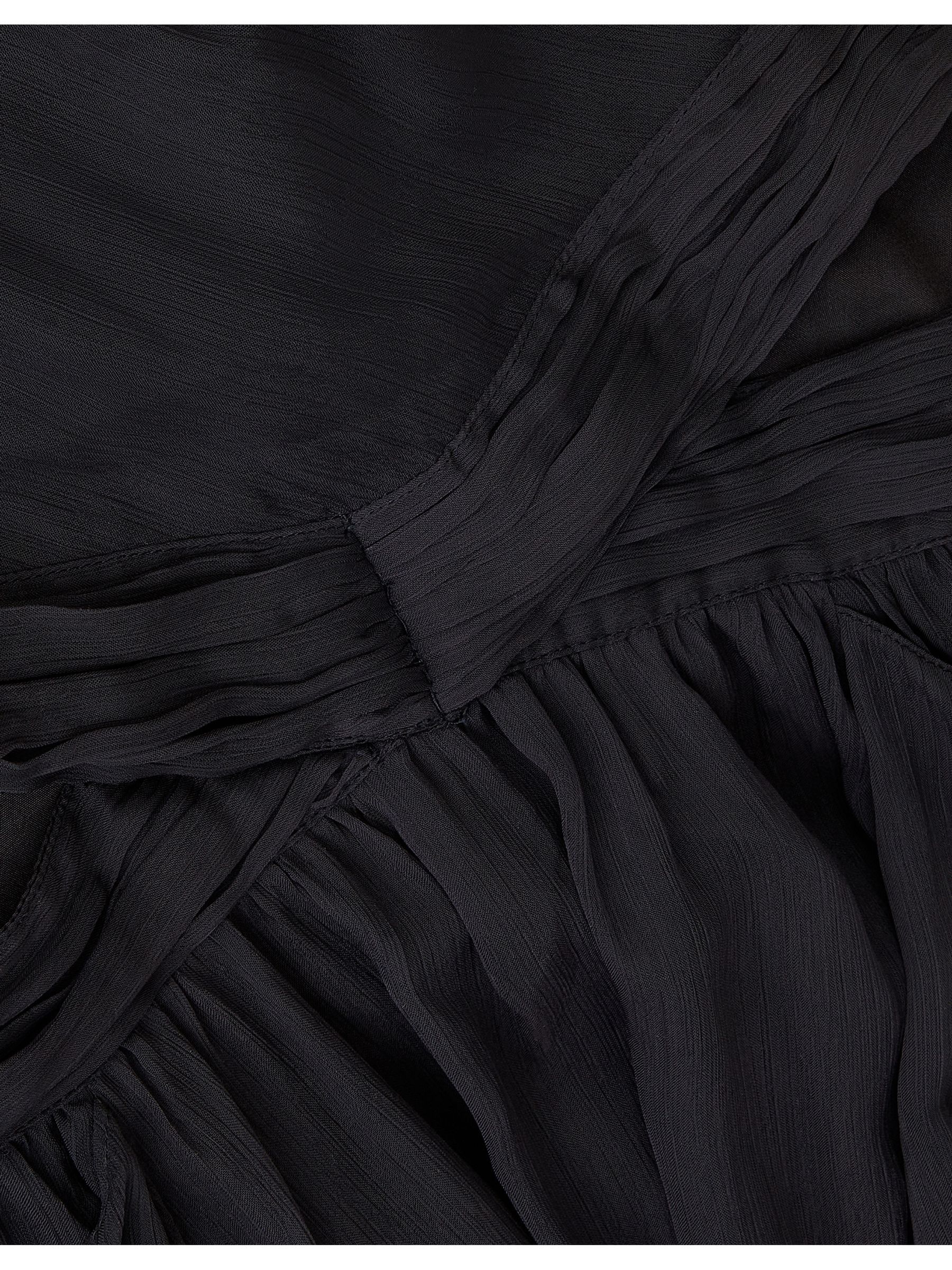 Buy Monsoon Black Clemmie Cut-Out Ruffle Prom Dress from Next Australia