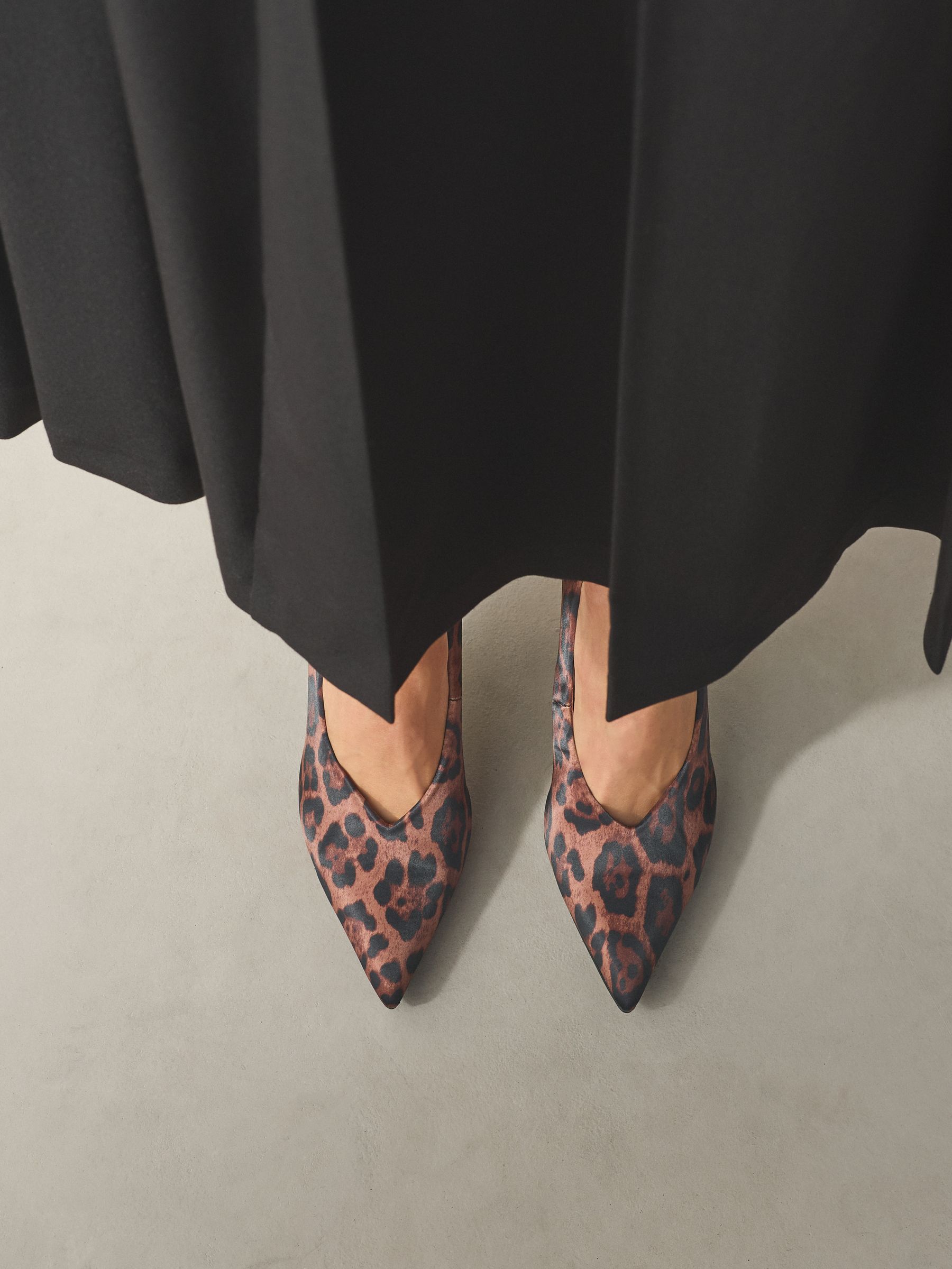 Buy Leopard Pointed Toe Court Heels from the Next UK online shop