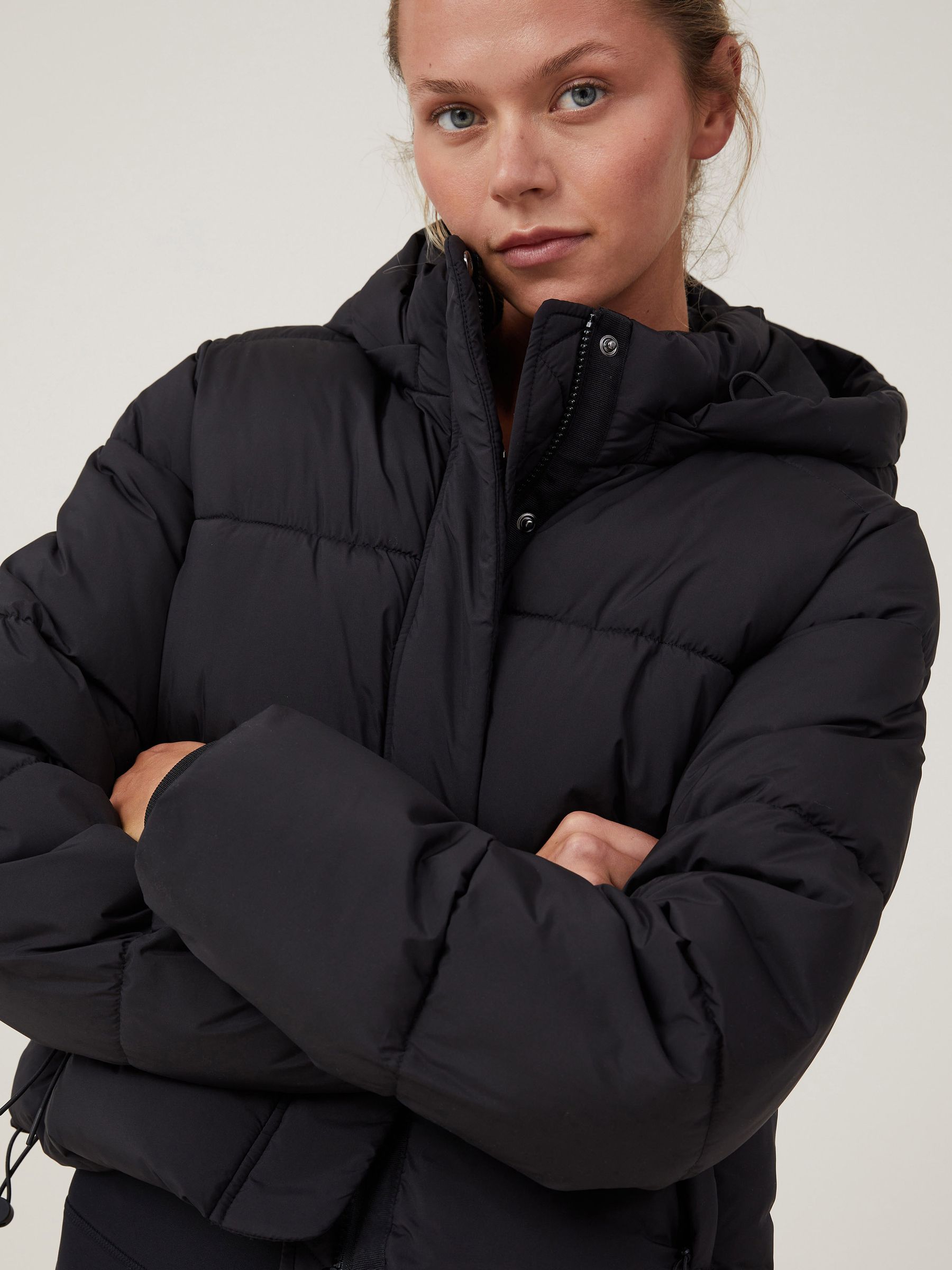 Buy Cotton On Black The Mother Puffer Jacket from Next Ireland