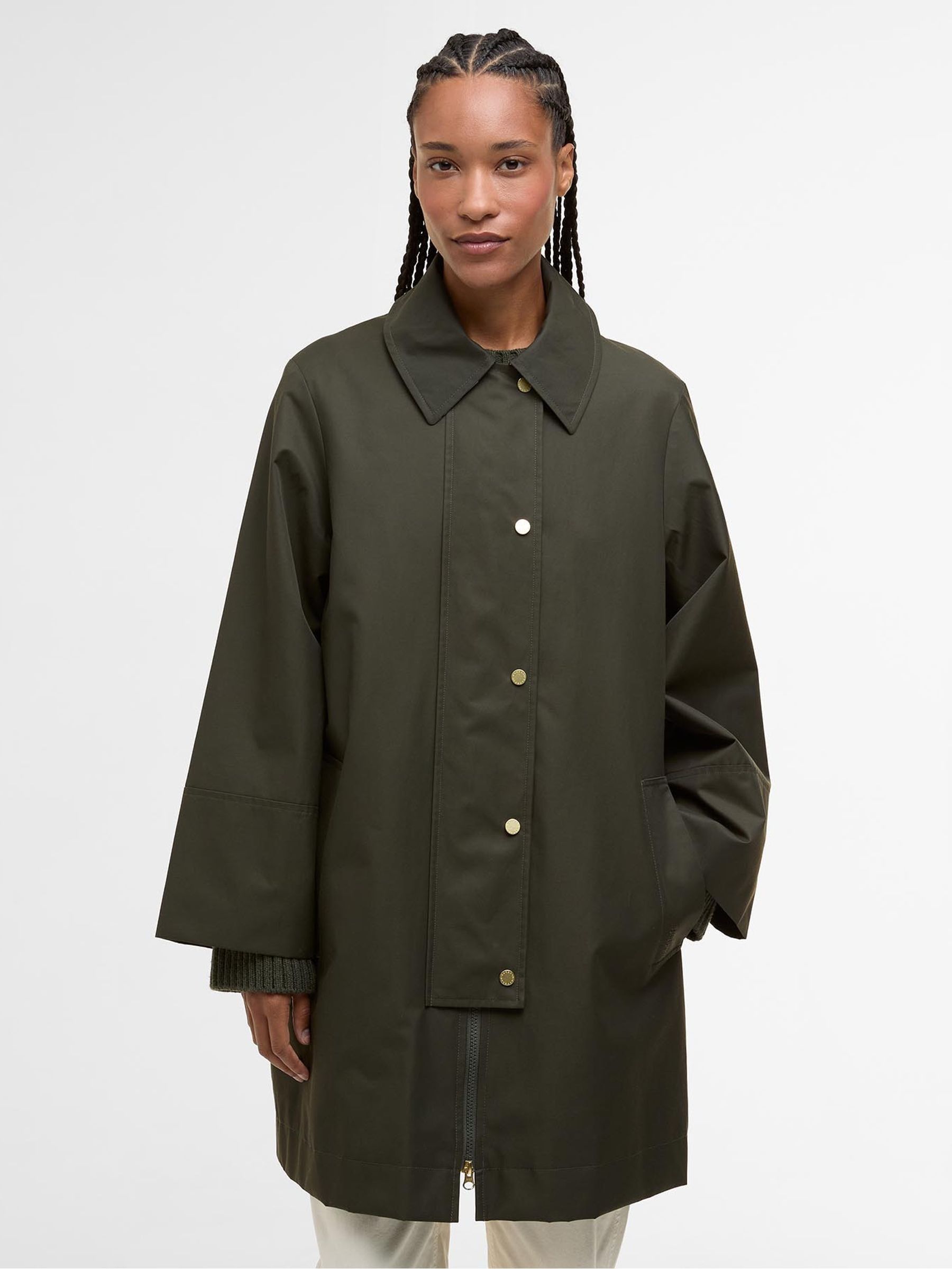 Buy Barbour® Green Fia Showerproof Cape Jacket from the Next UK online shop