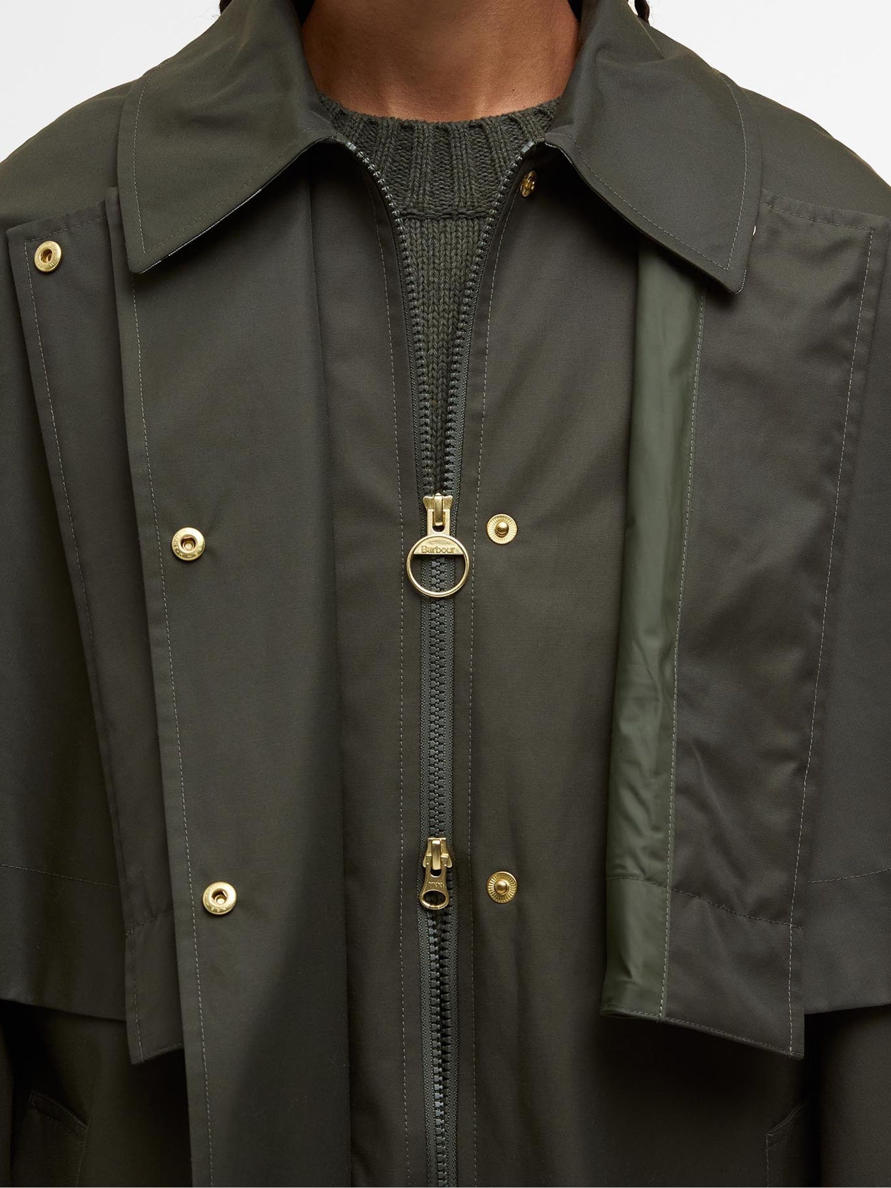 Buy Barbour® Green Fia Showerproof Cape Jacket from the Next UK online shop