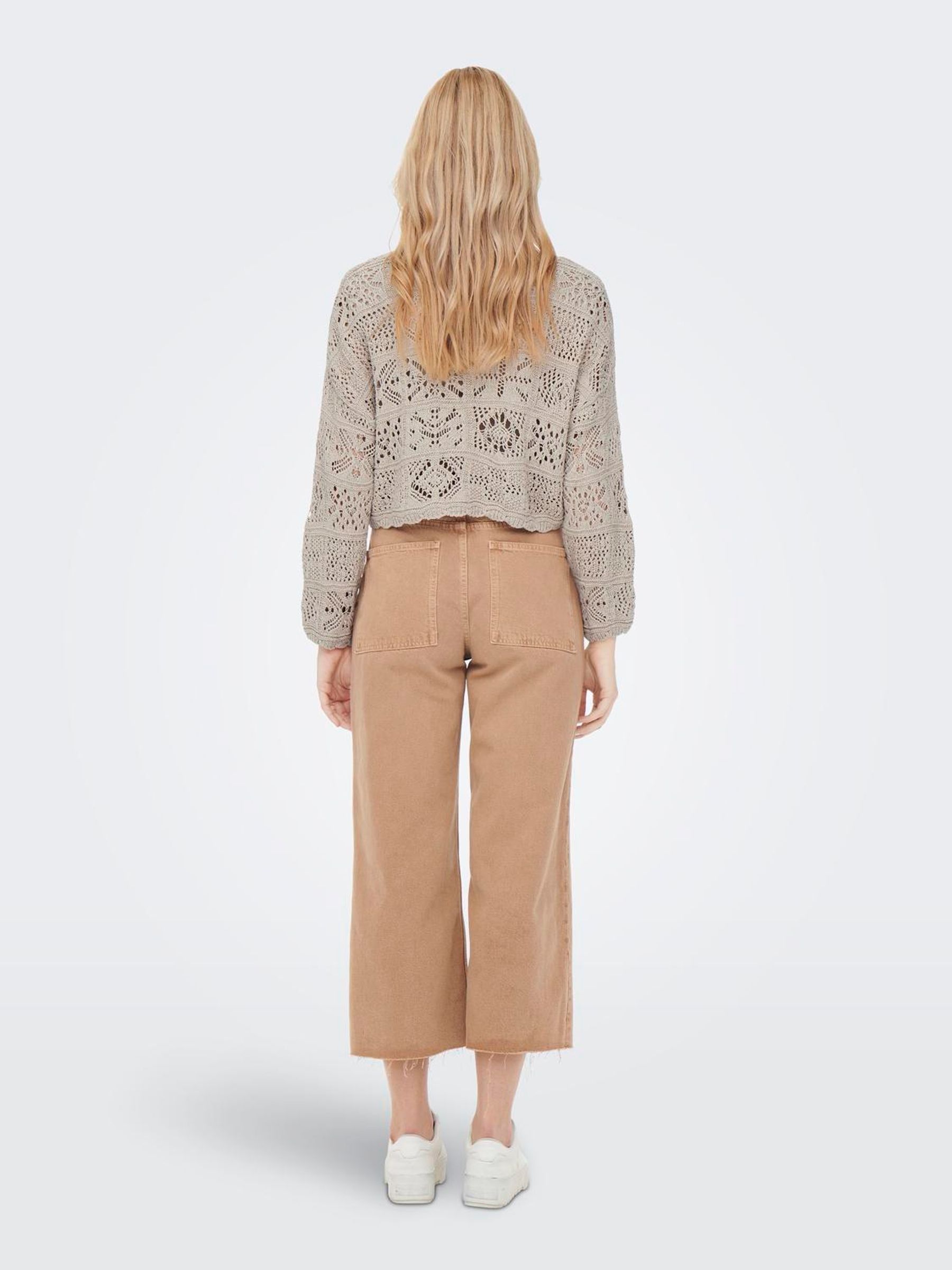 Buy ONLY Cream Crochet Tie Front Cardigan from the Next UK online shop