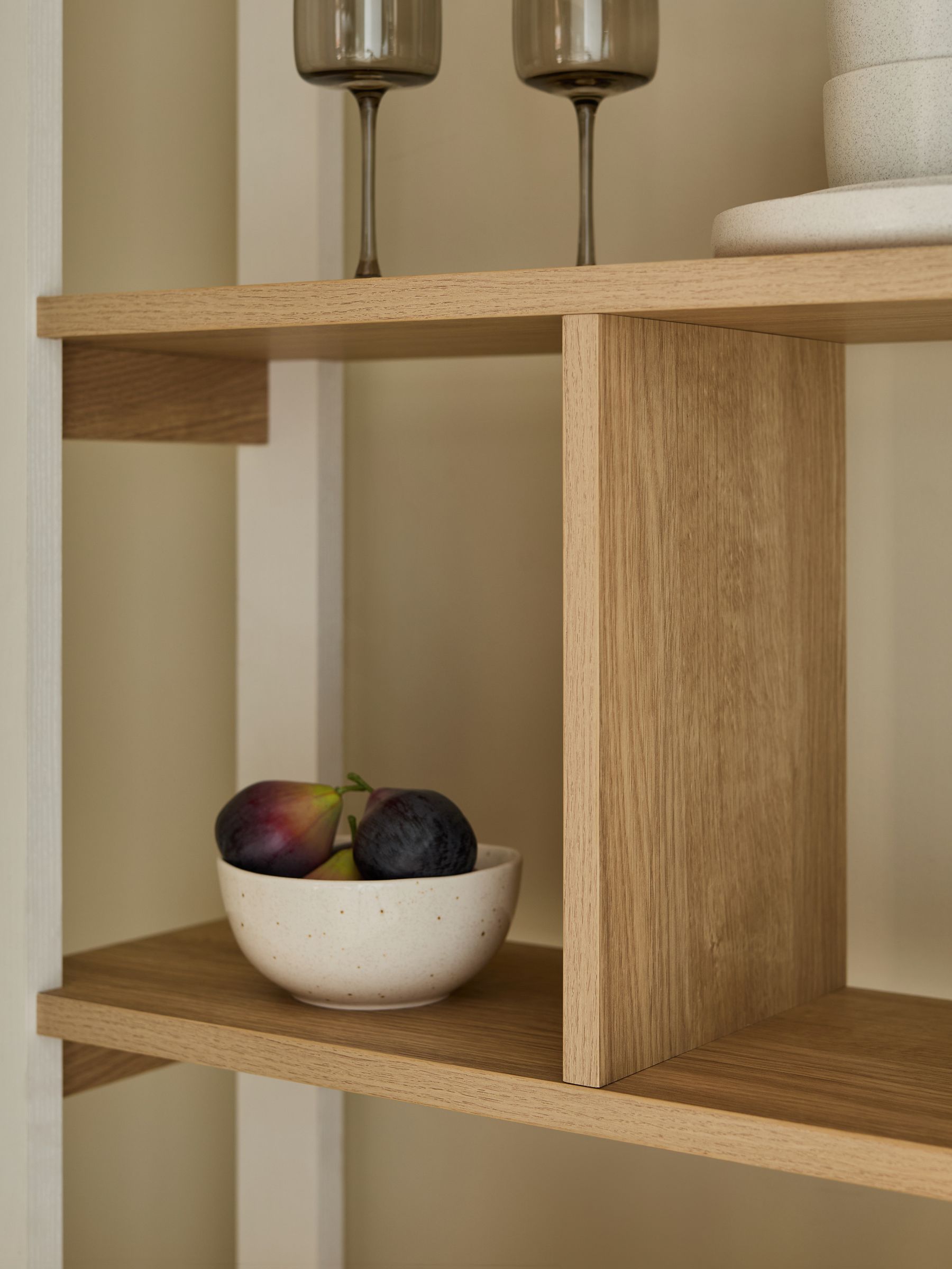 Buy Cream Malvern Oak Effect Wide Shelf from the Next UK online shop