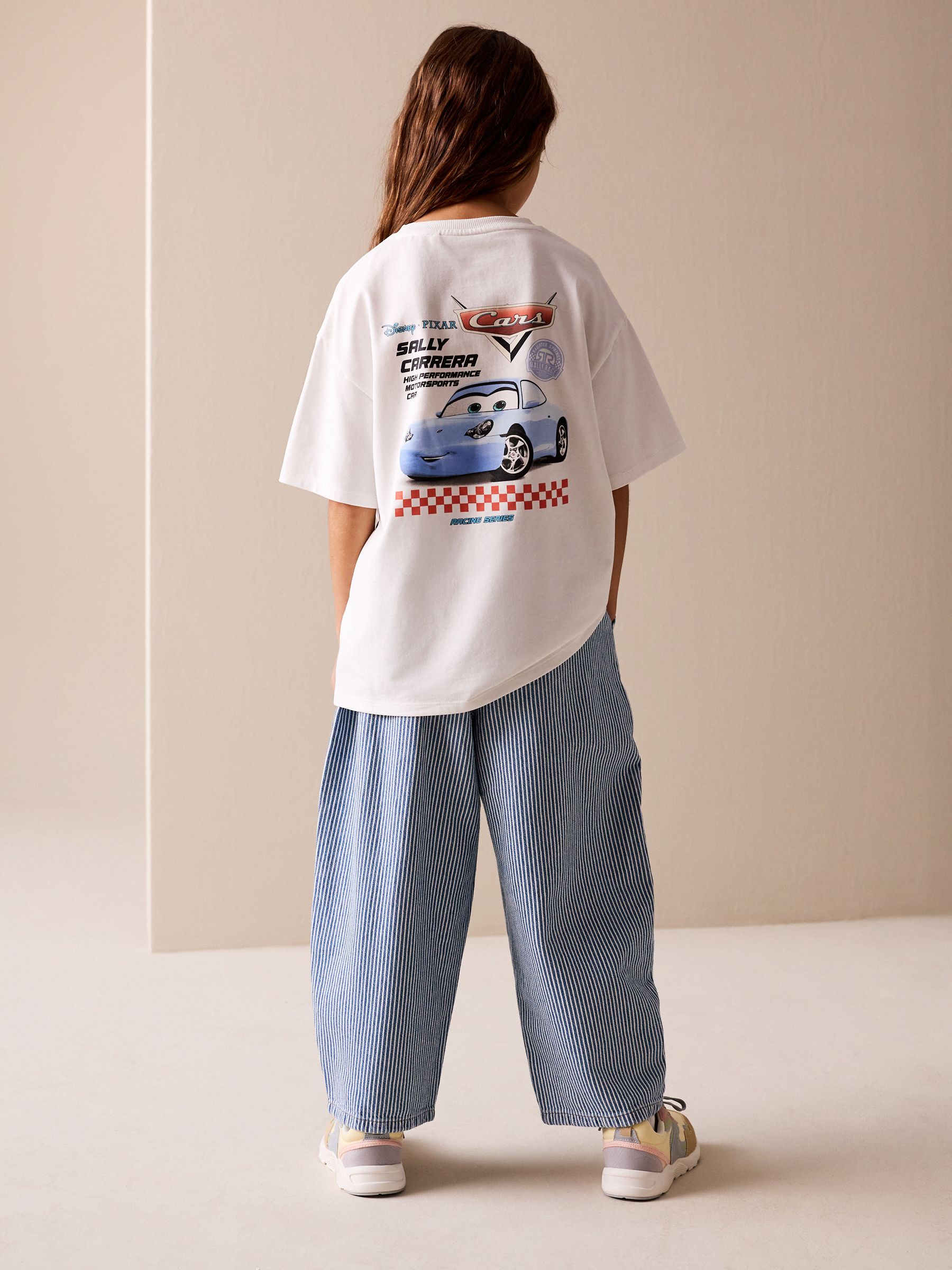 Buy White Cars Oversized Graphic T-Shirt (3-16yrs) from the Next UK ...