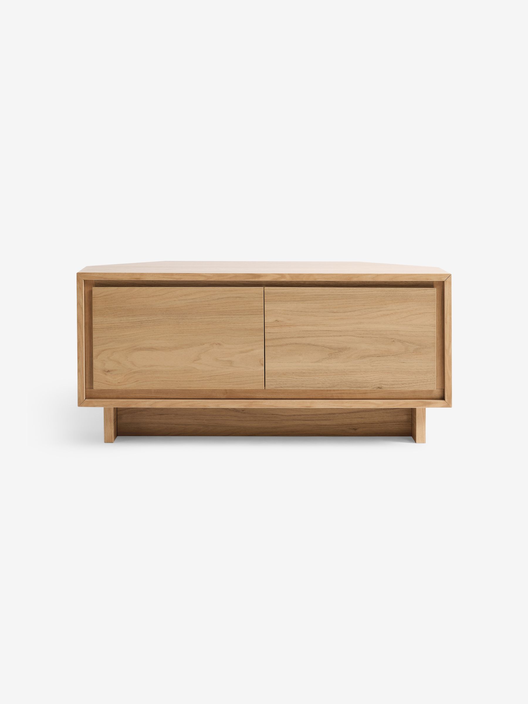 Buy MADE.COM Oak Effect Kaci Corner Up to 50 Inch TV Unit from the Next ...