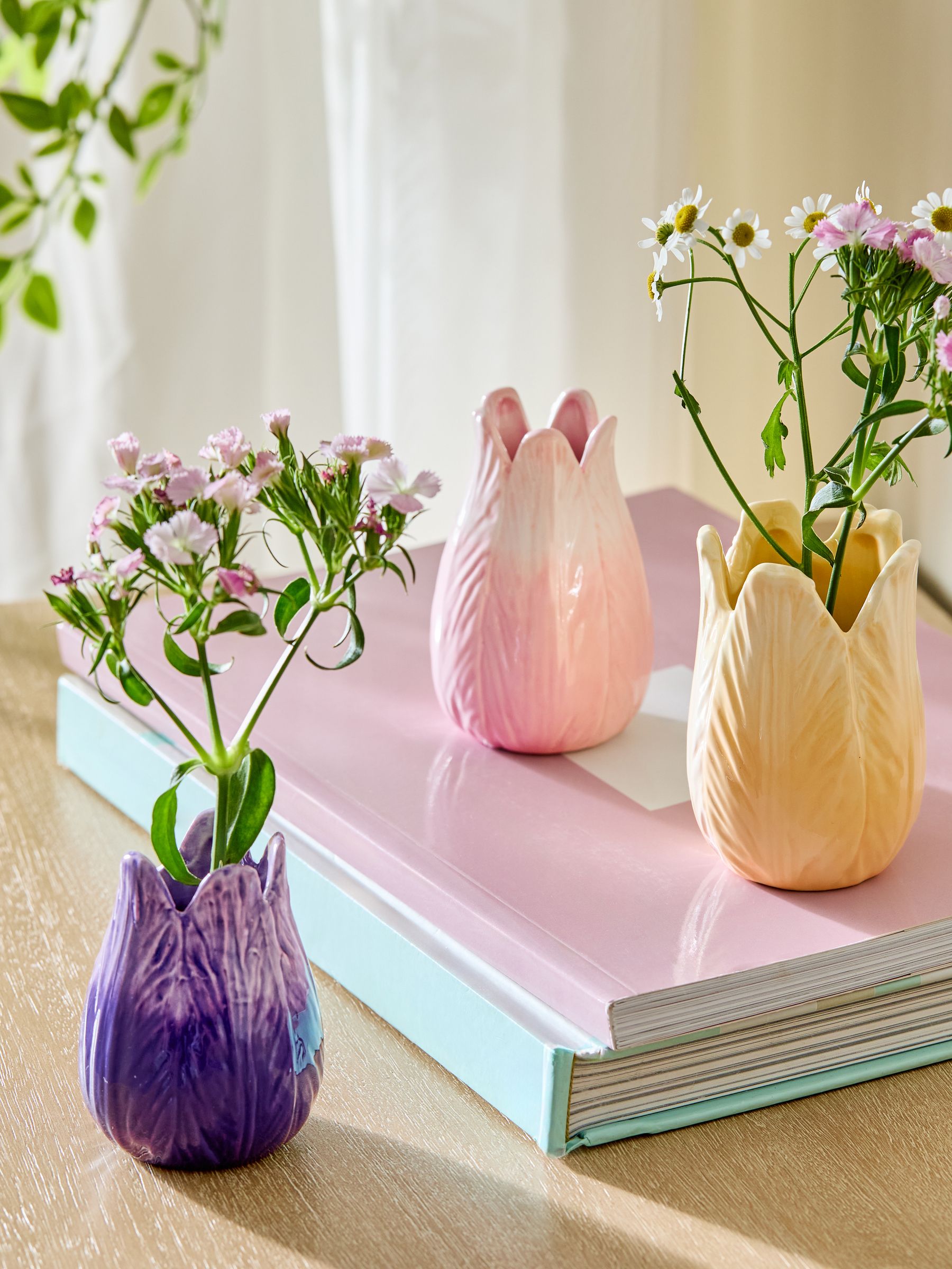 Buy Set of 3 Multi Mini 3D Flower Vases from the Next UK online shop
