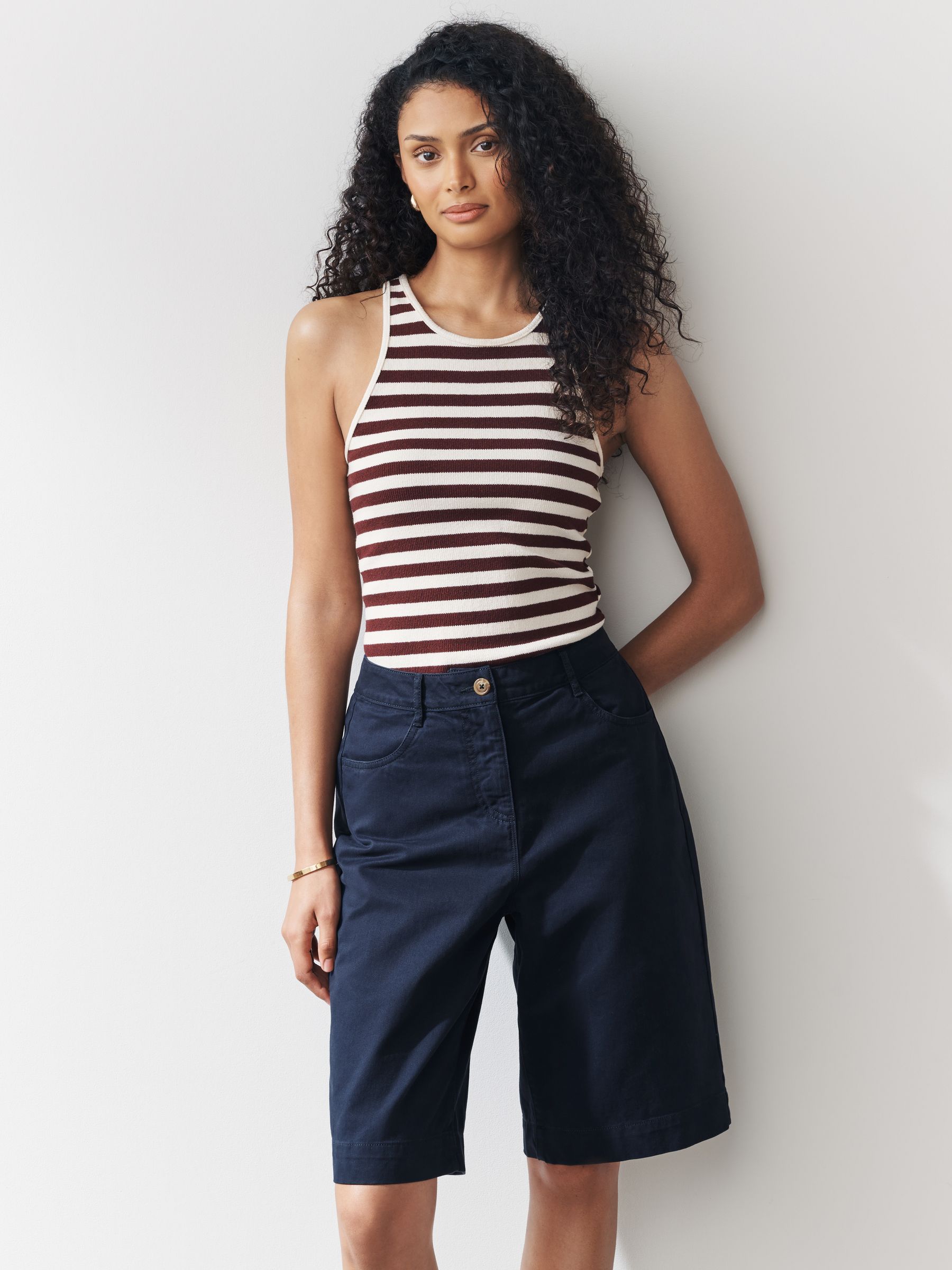 Buy Navy Knee Length Shorts from the Next UK online shop