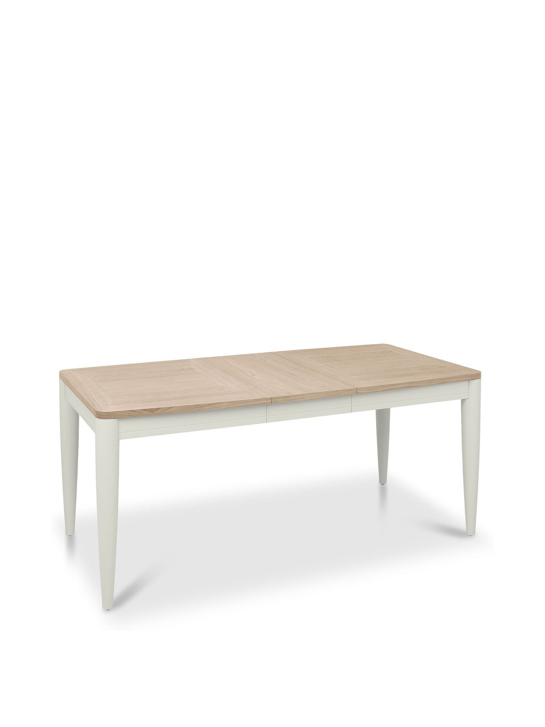 Buy Bentley Designs Scandi Oak Soft Grey Larsen 4-6 Seater Extendable ...