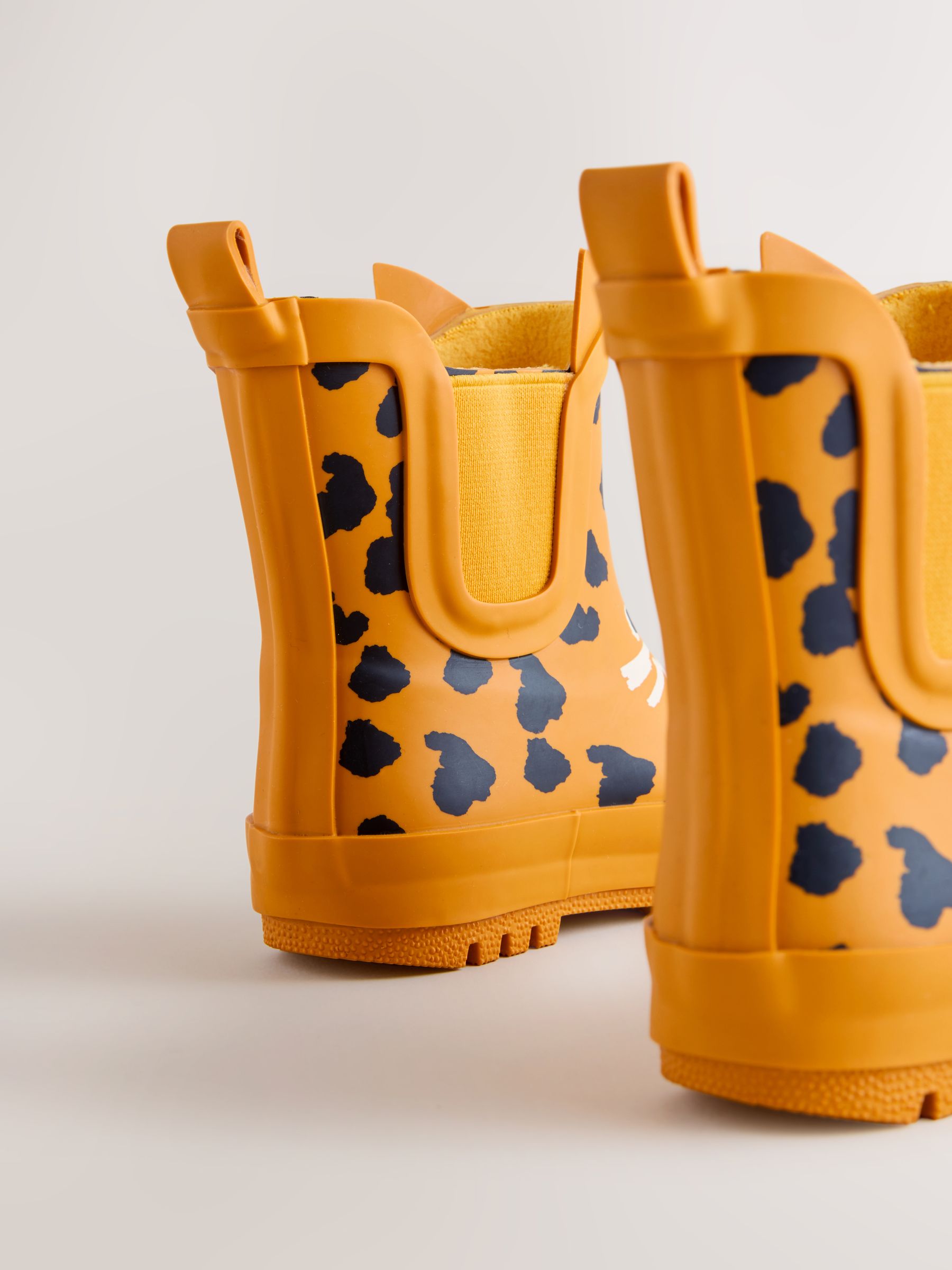Buy Yellow Leopard Print Warm Lined Ankle Wellies from Next South Africa