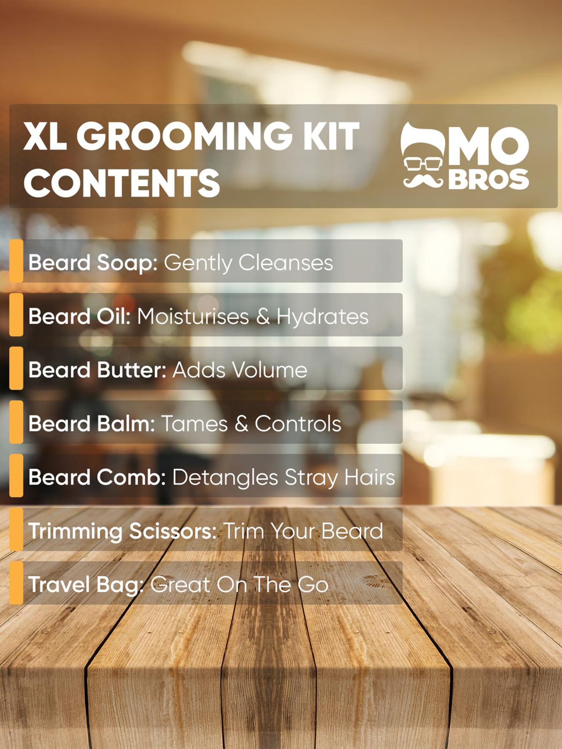 Buy Mo Bros XL Vanilla & Mango Beard Care Kit from the Next UK online shop