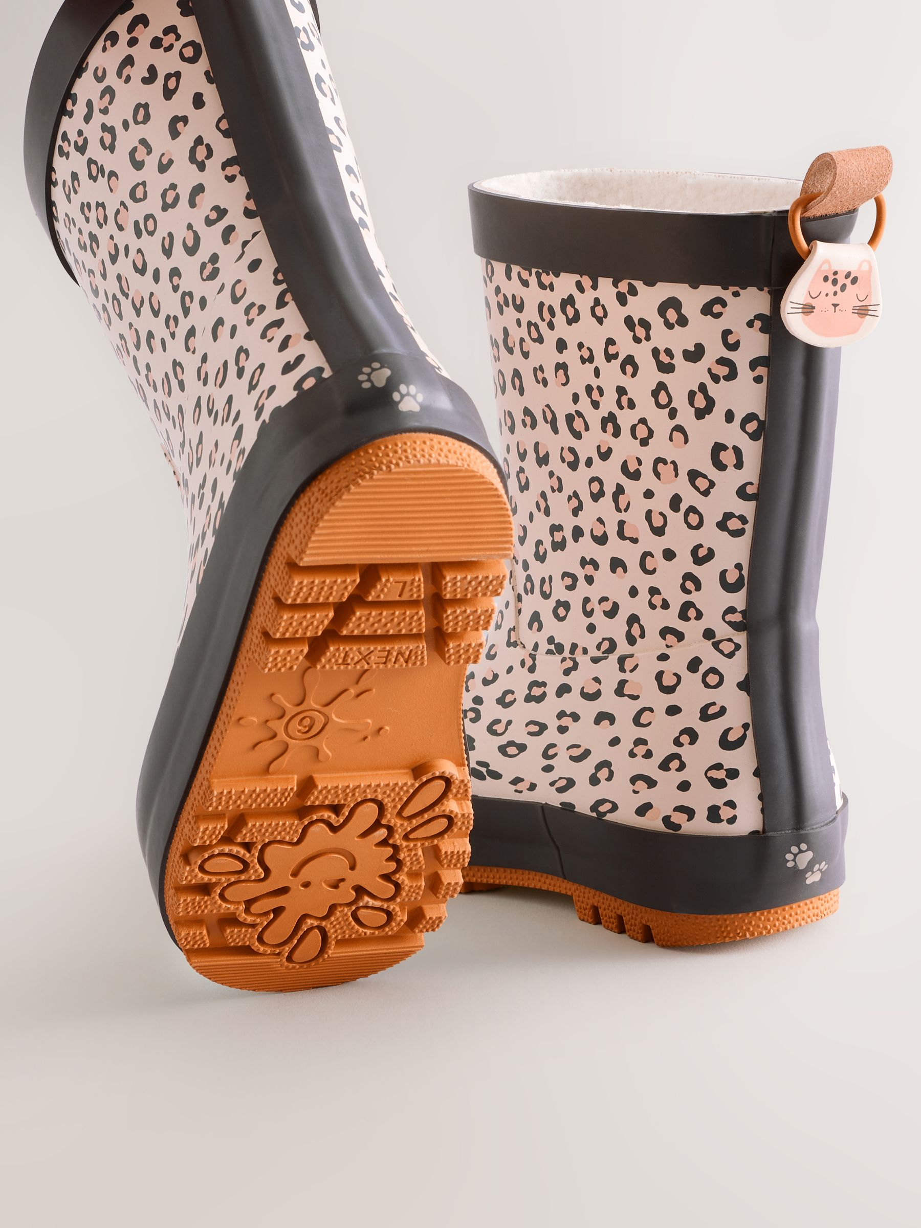 Buy Neutral Leopard Wellies from the Next UK online shop