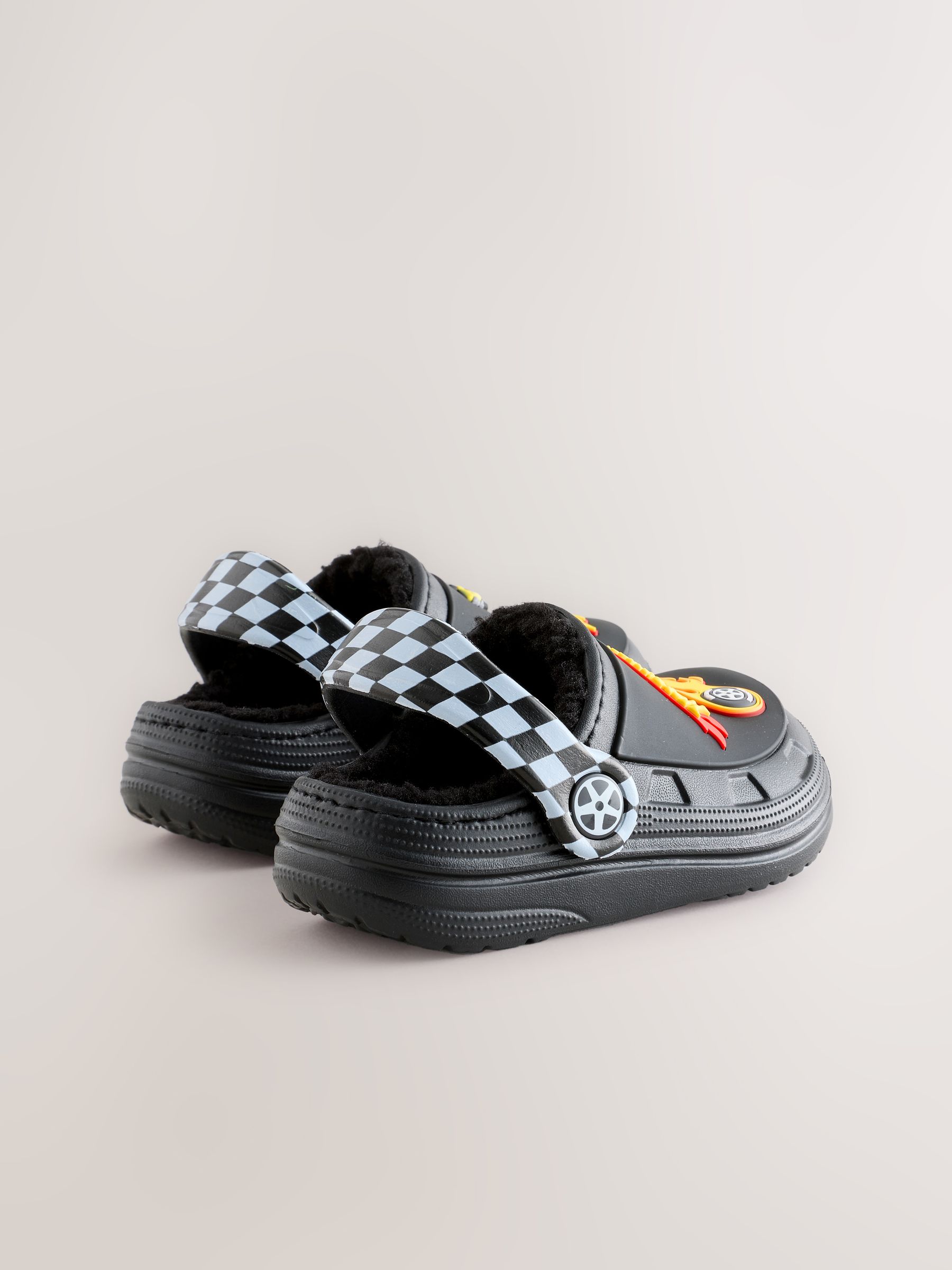 Buy Black Hot Wheels Slipper Clogs from Next Mauritius