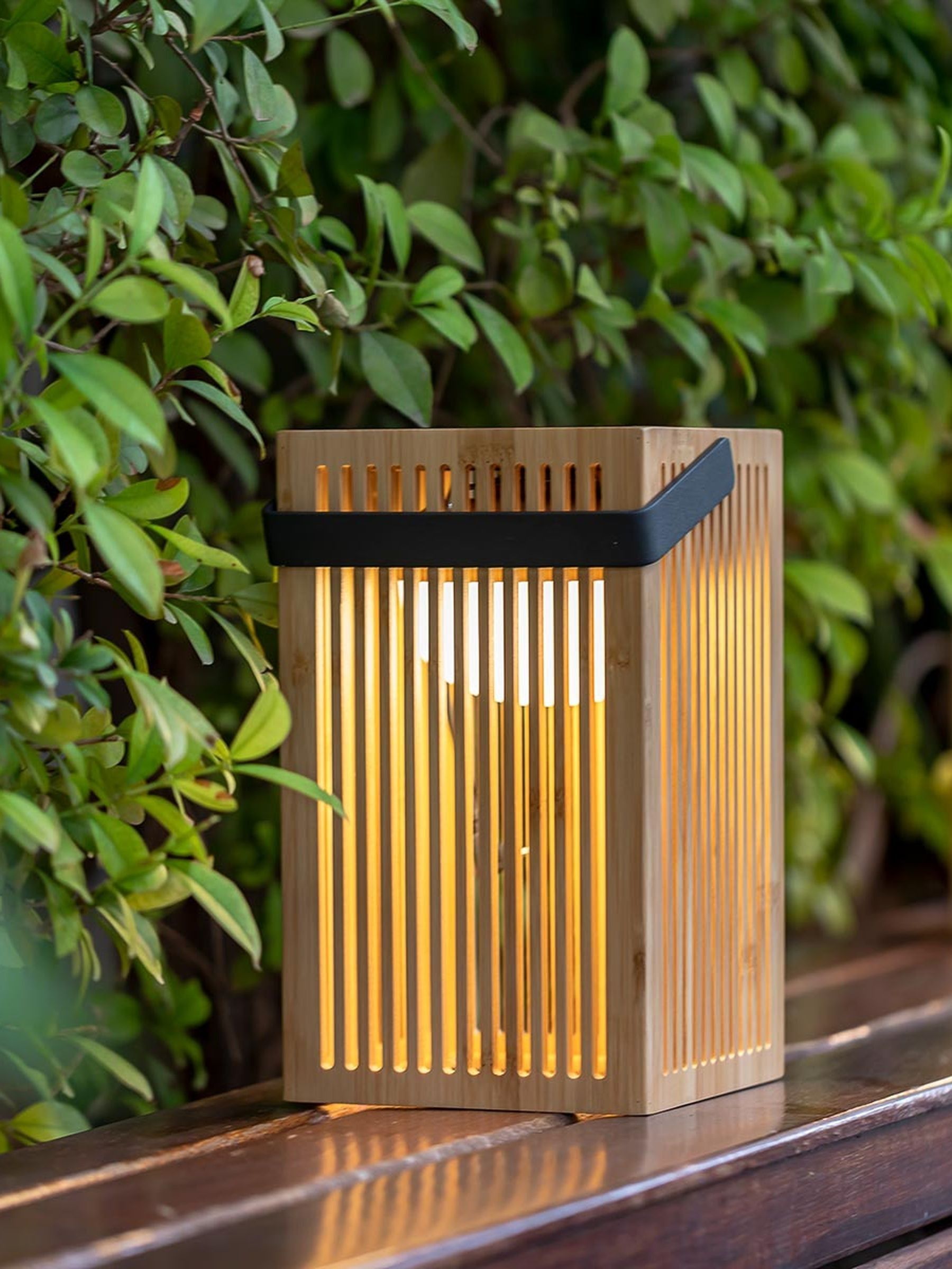 Buy New Garden Brown Okinawa Cordless Portable Solar Lantern from the ...