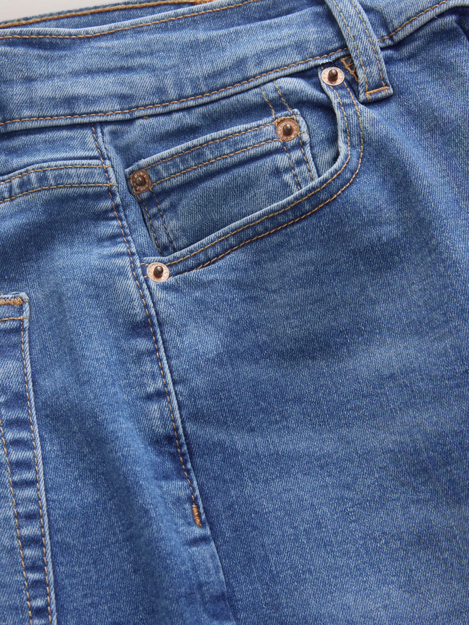 Buy Mid Blue Mid Rise Stretch Bootcut Jeans from the Next UK online shop