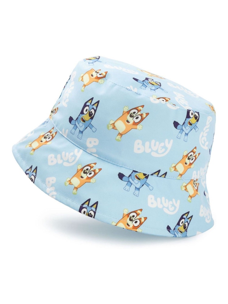 Buy Vanilla Underground Blue Kids Bluey Bucket Hat & Cap Set from Next ...