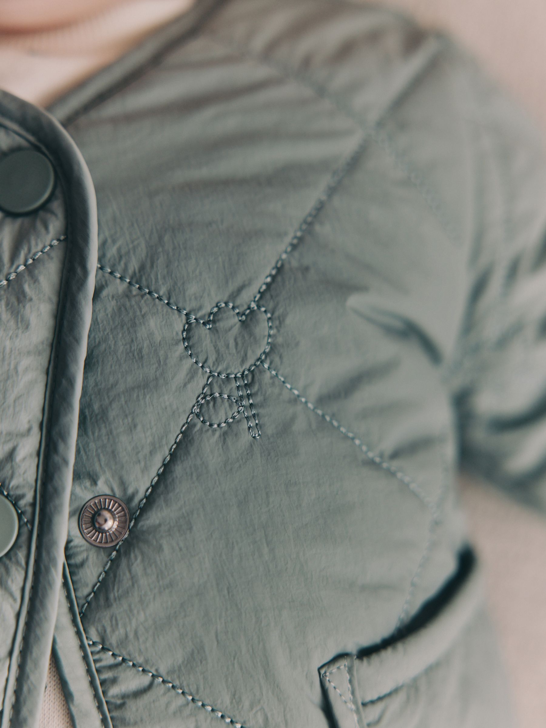 Buy Sage Green Tulip Quilted Nylon Baby Jacket (0mths-2yrs) from Next ...