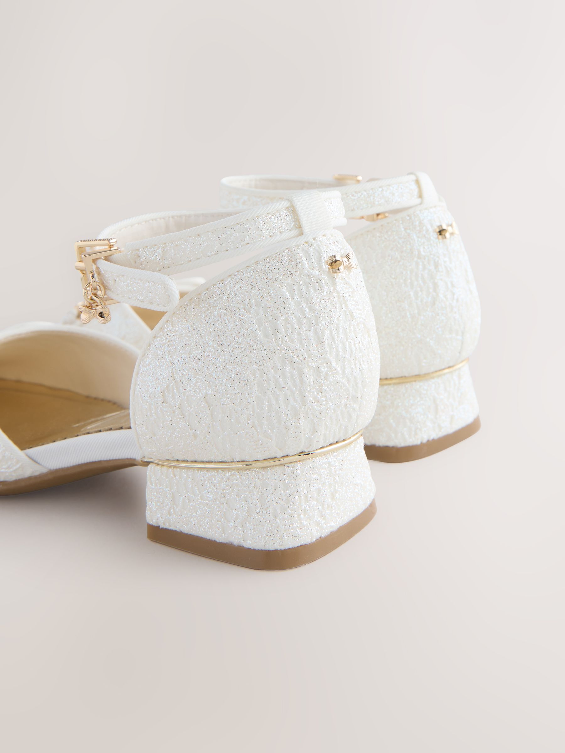 Buy Baker by Ted Baker Glitter Bow Ocassion Heel Shoes from the Next UK ...