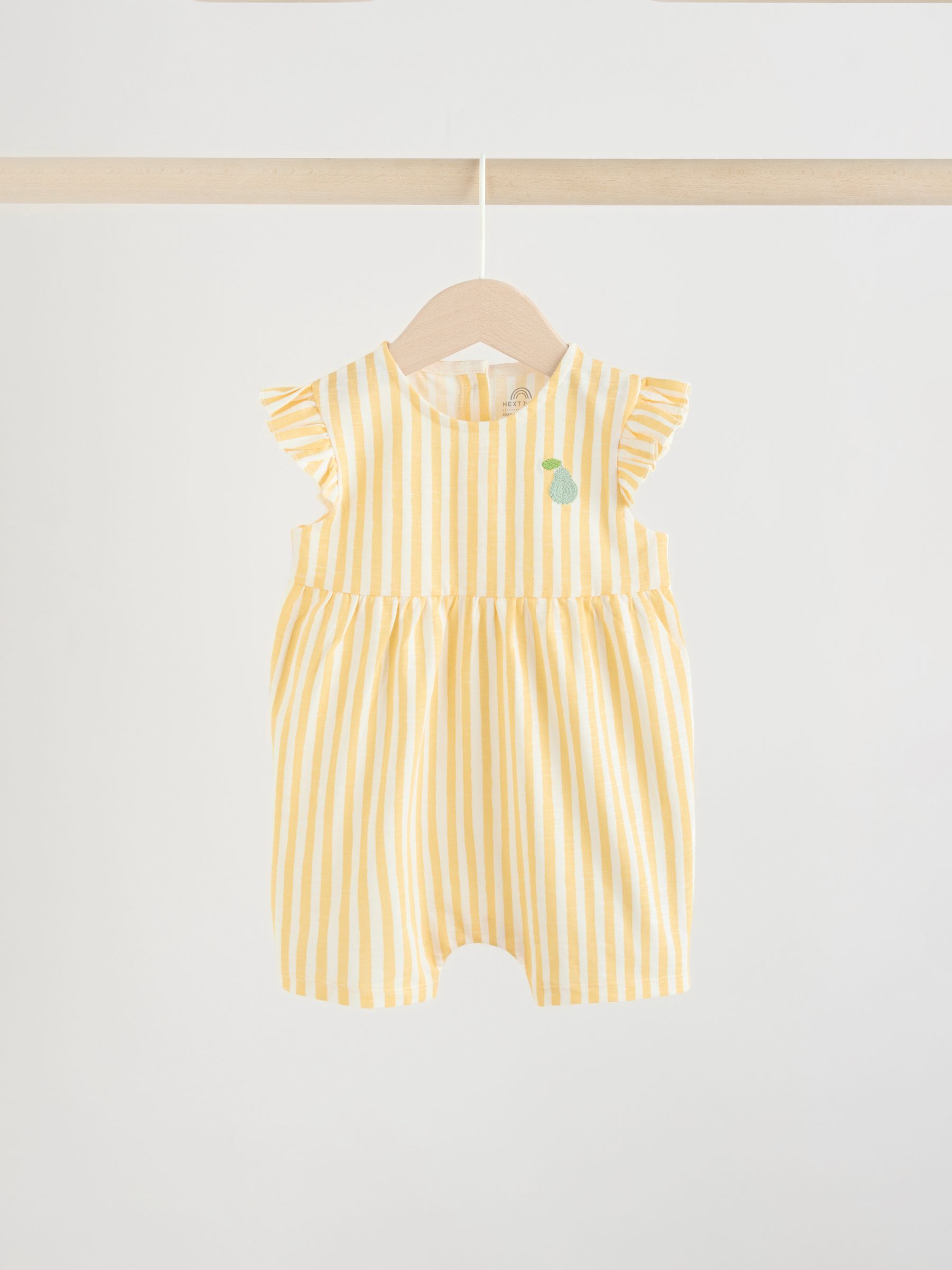 Buy Multi Bright Colour Stripe Baby Rompers 3 Pack from the Next UK ...