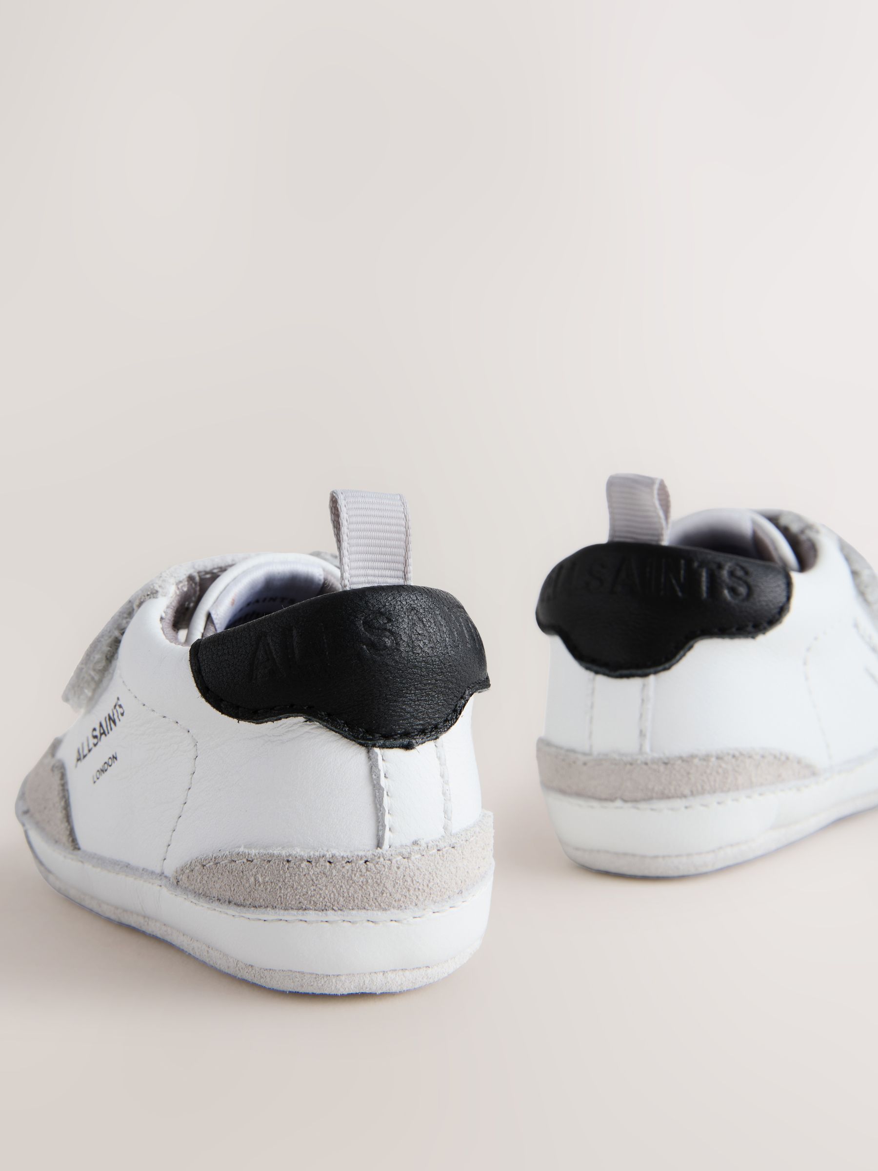 Buy smALLSAINTS White Logo Padder Trainers from the Next UK online shop