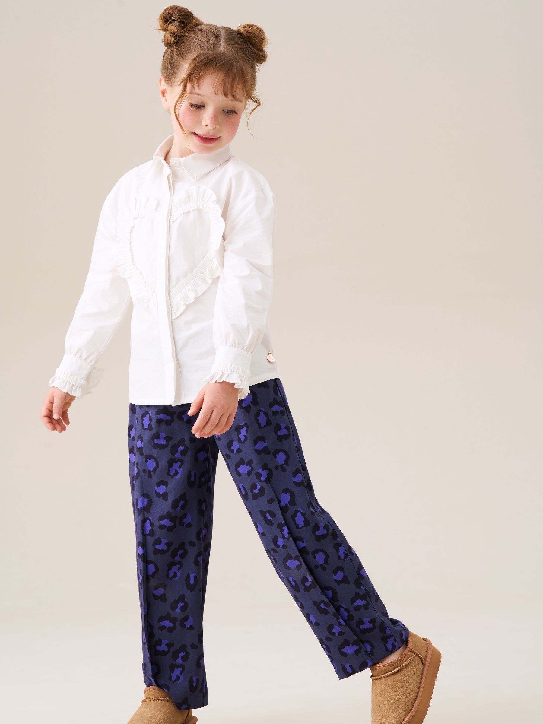 Buy Angel & Rocket Blue Robyn Leopard Print Trousers from Next South Africa