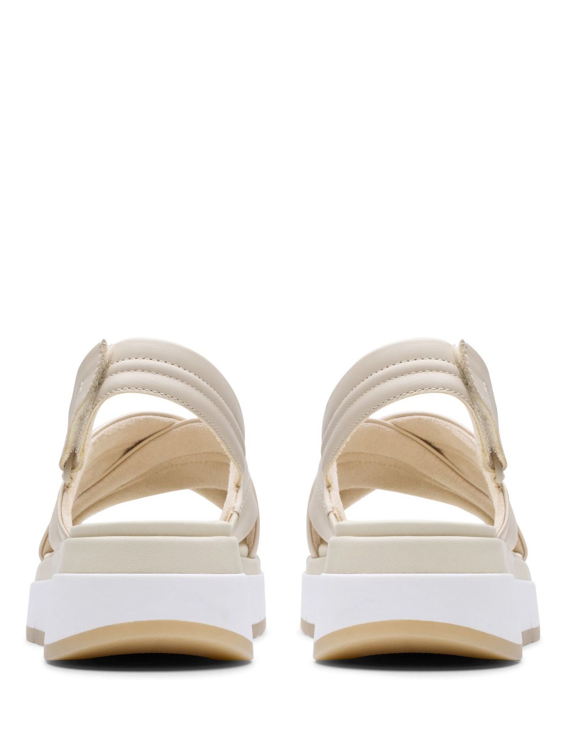 Buy Clarks Cream Tuscan Cross Sandals from the Next UK online shop