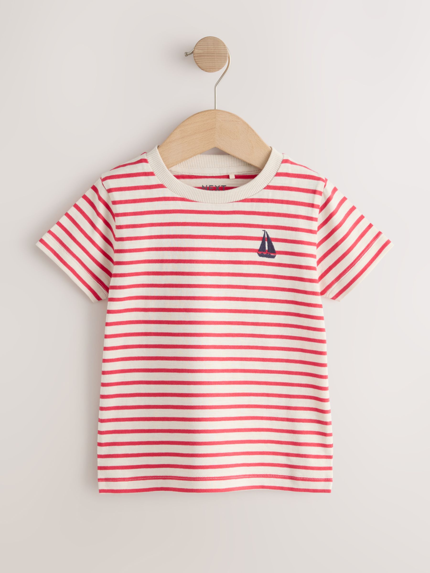 Buy Blue Boat Short Sleeve All Over Graphic Print T-Shirts 3 Pack ...