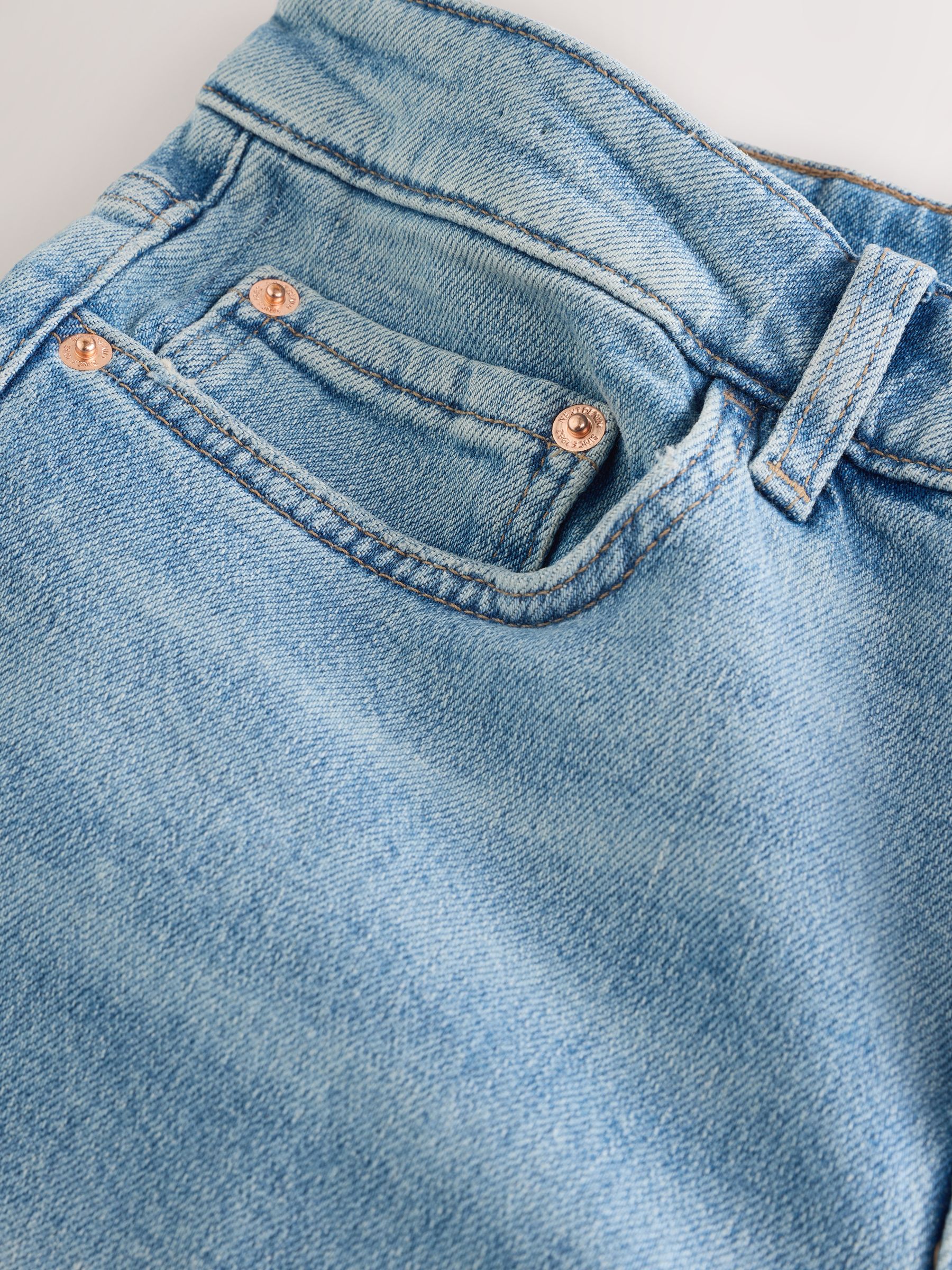Buy Light Blue Stretch Boyfriend Jeans from the Next UK online shop