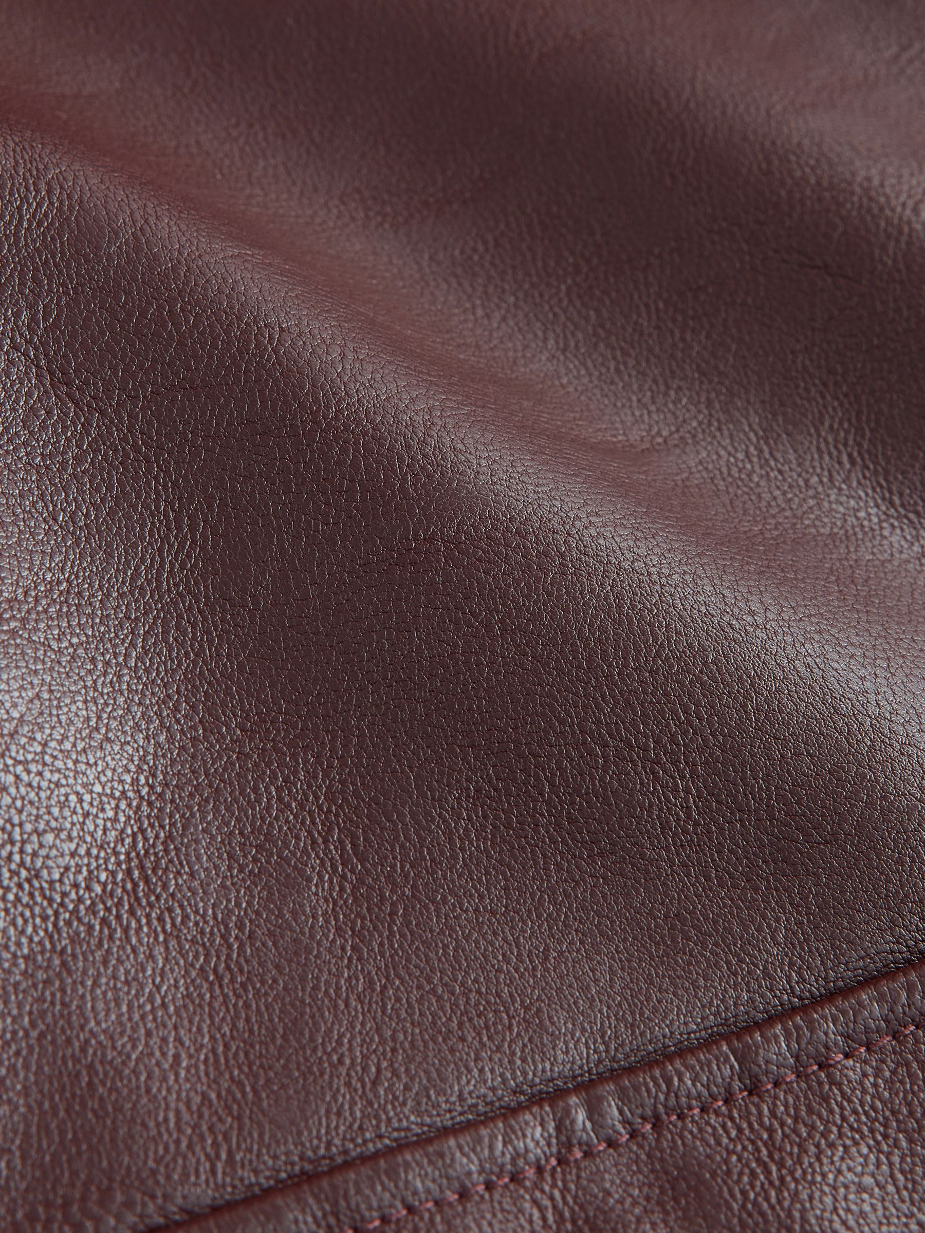 Buy Brown Faux Leather Patch Pockets Jacket from the Next UK online shop