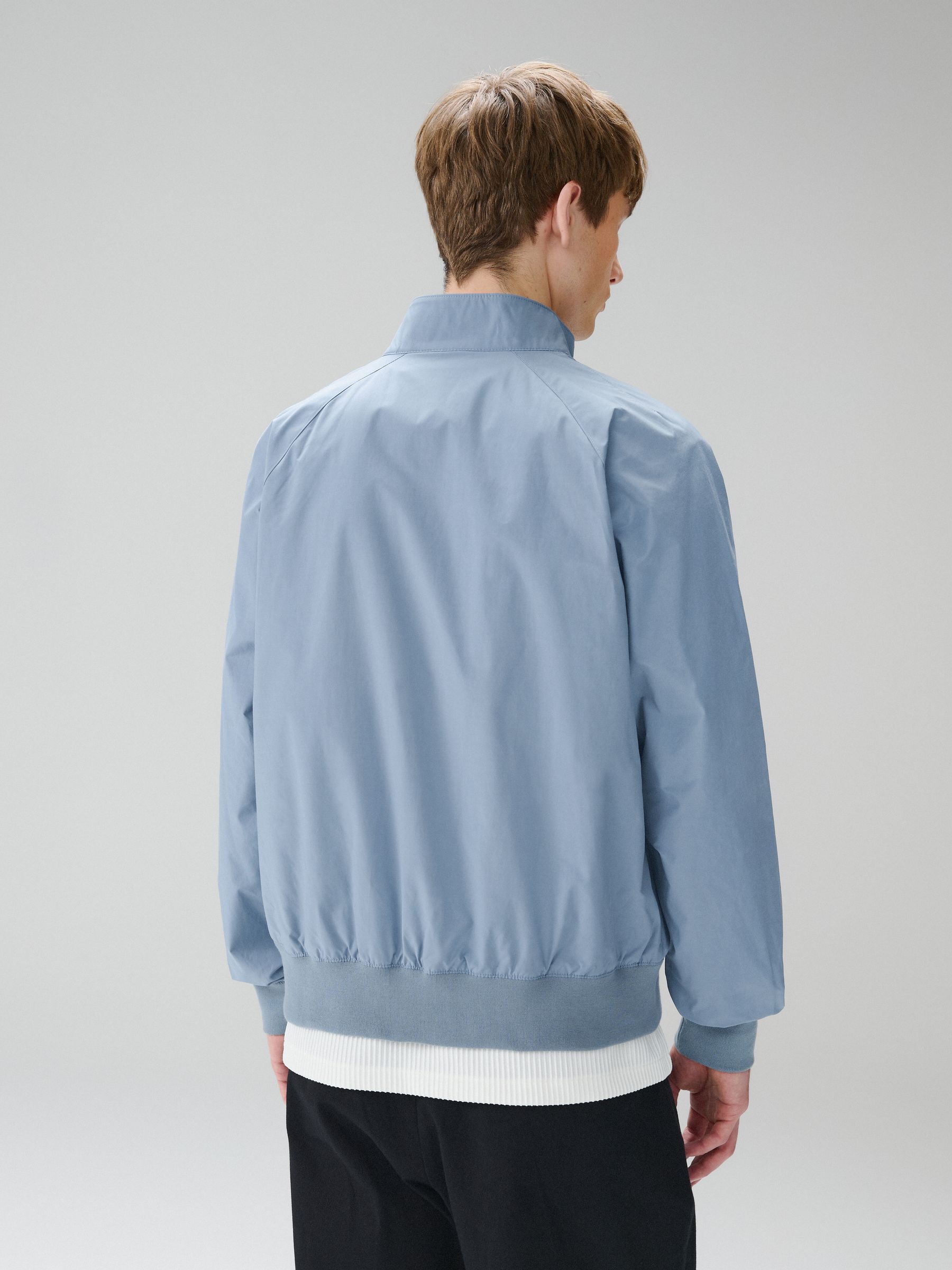 Buy Blue Shower Resistant Harrington Jacket from Next Australia