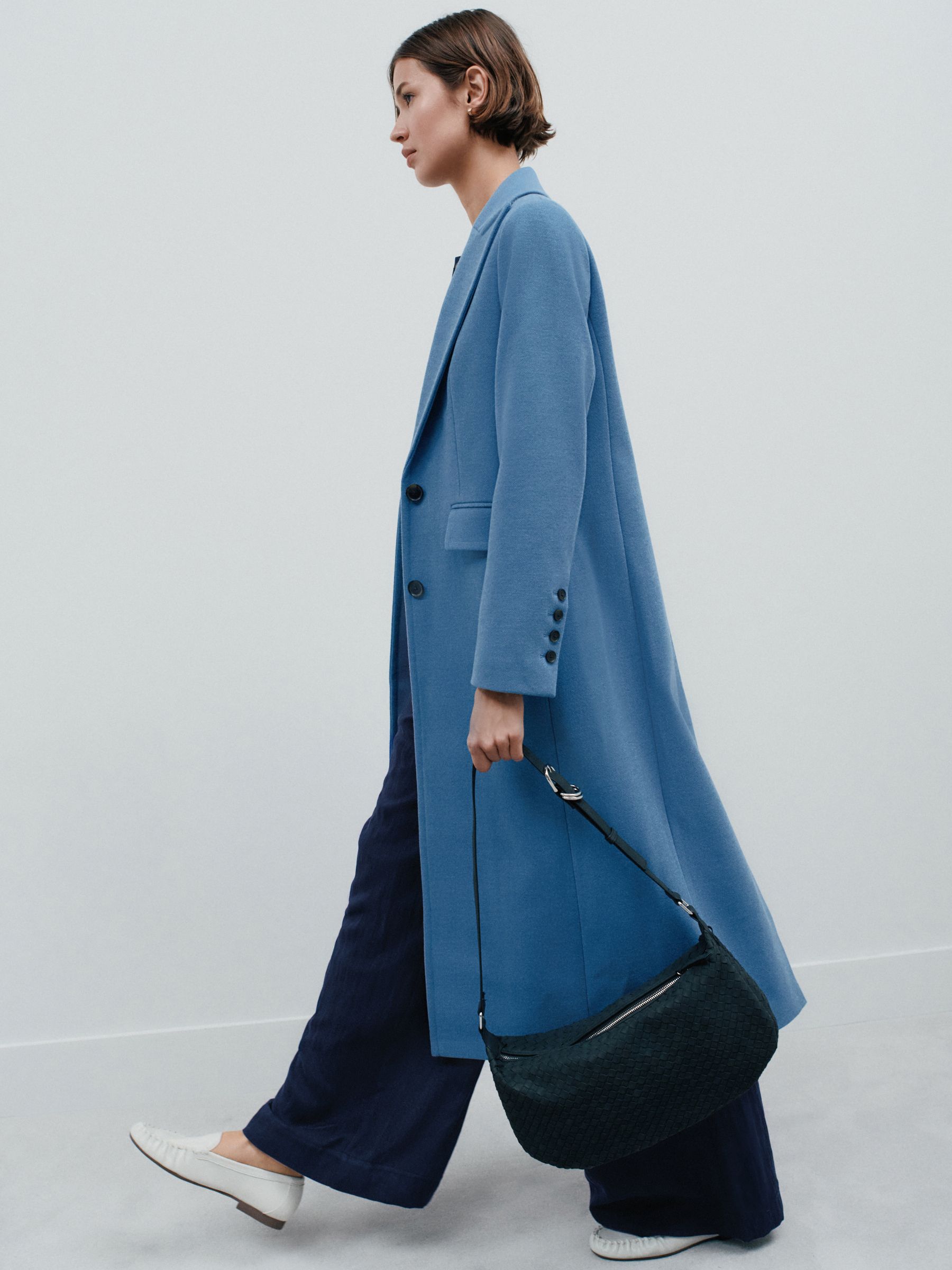 Buy Bright Blue Revere Coat from Next Ireland
