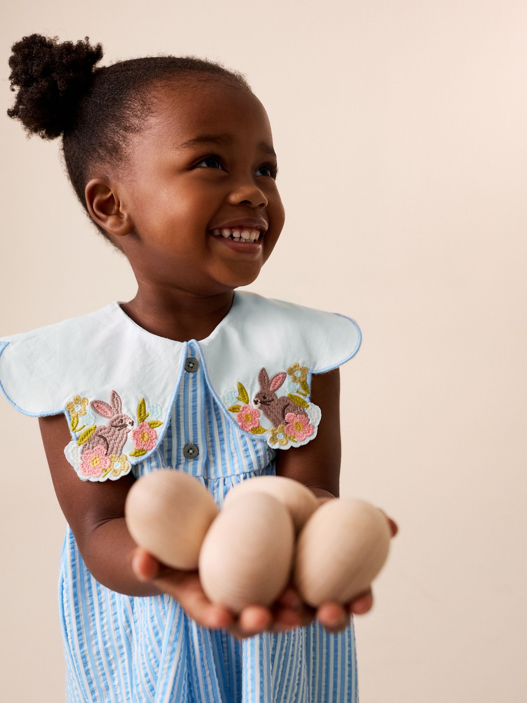 Buy Blue Striped Collared Summer Dress (3mths-7yrs) from the Next UK ...