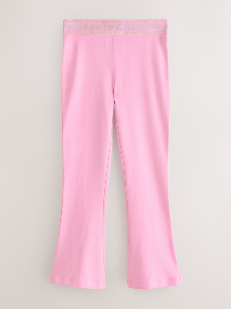 Buy Baker by Ted Baker 3 Pack Black/Pink Flares Leggings from Next Sweden