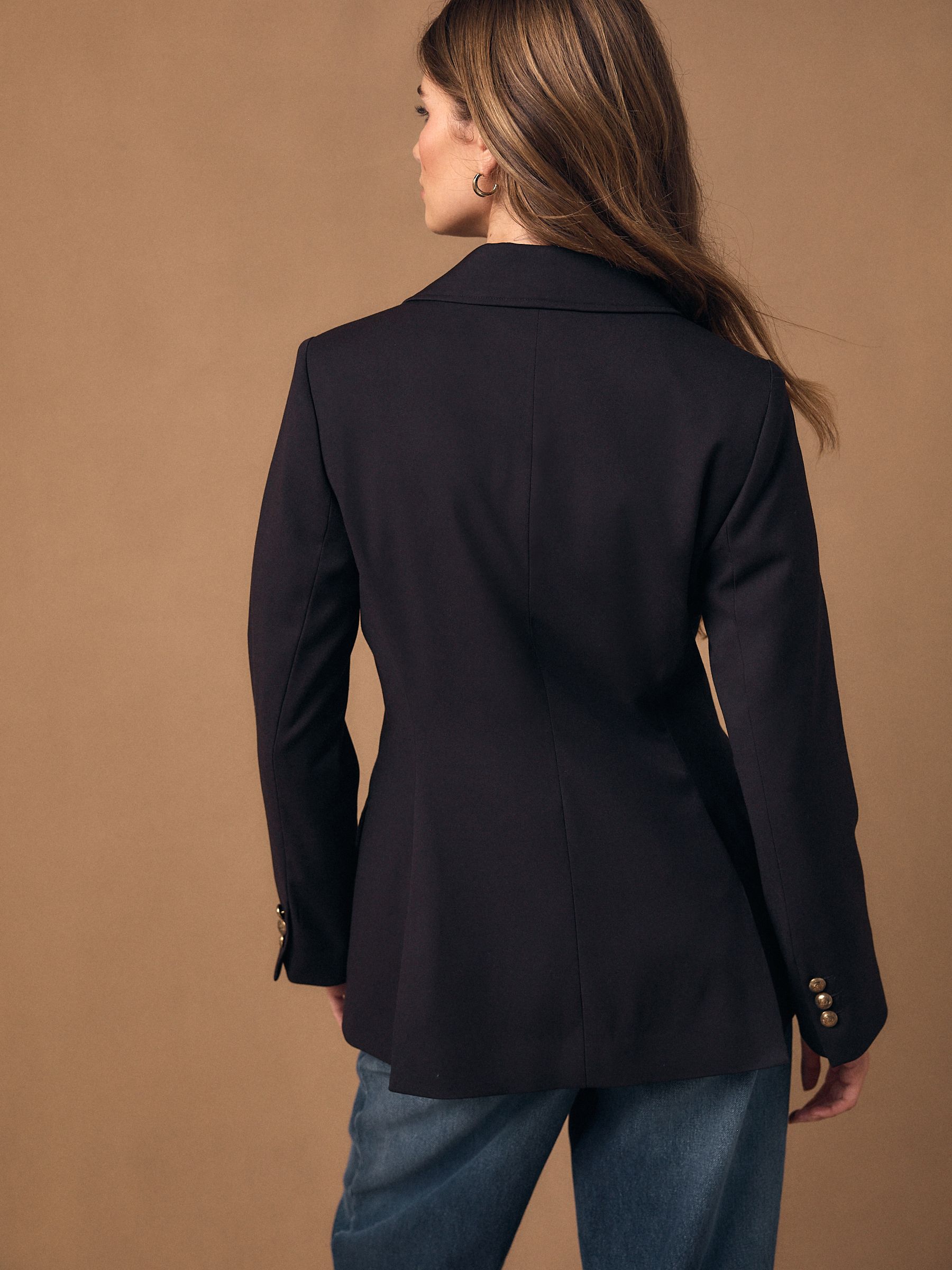 Buy Dark Plum Fitted Single Breasted Blazer from Next Australia