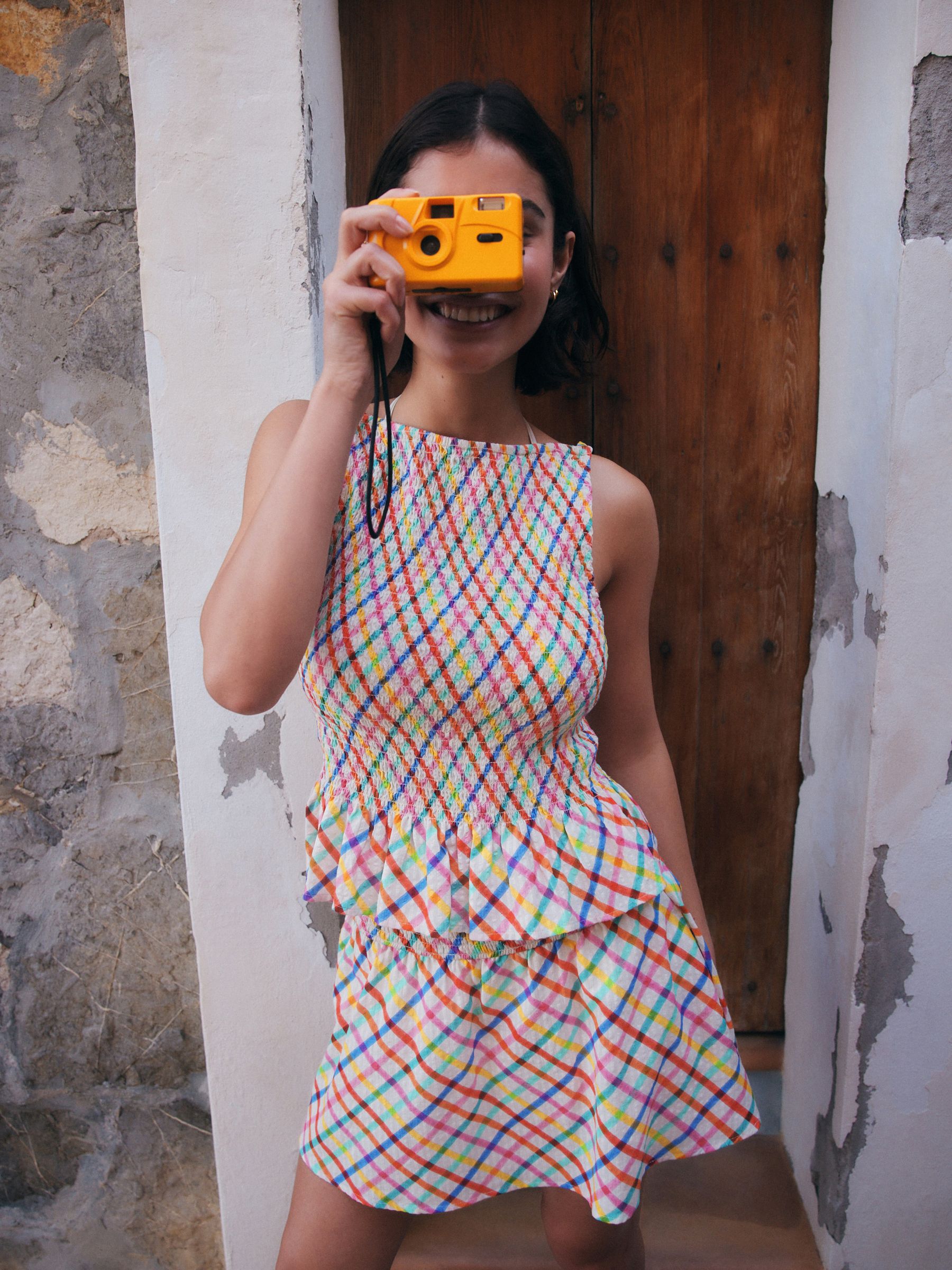 Buy Bright Check Skort from the Next UK online shop