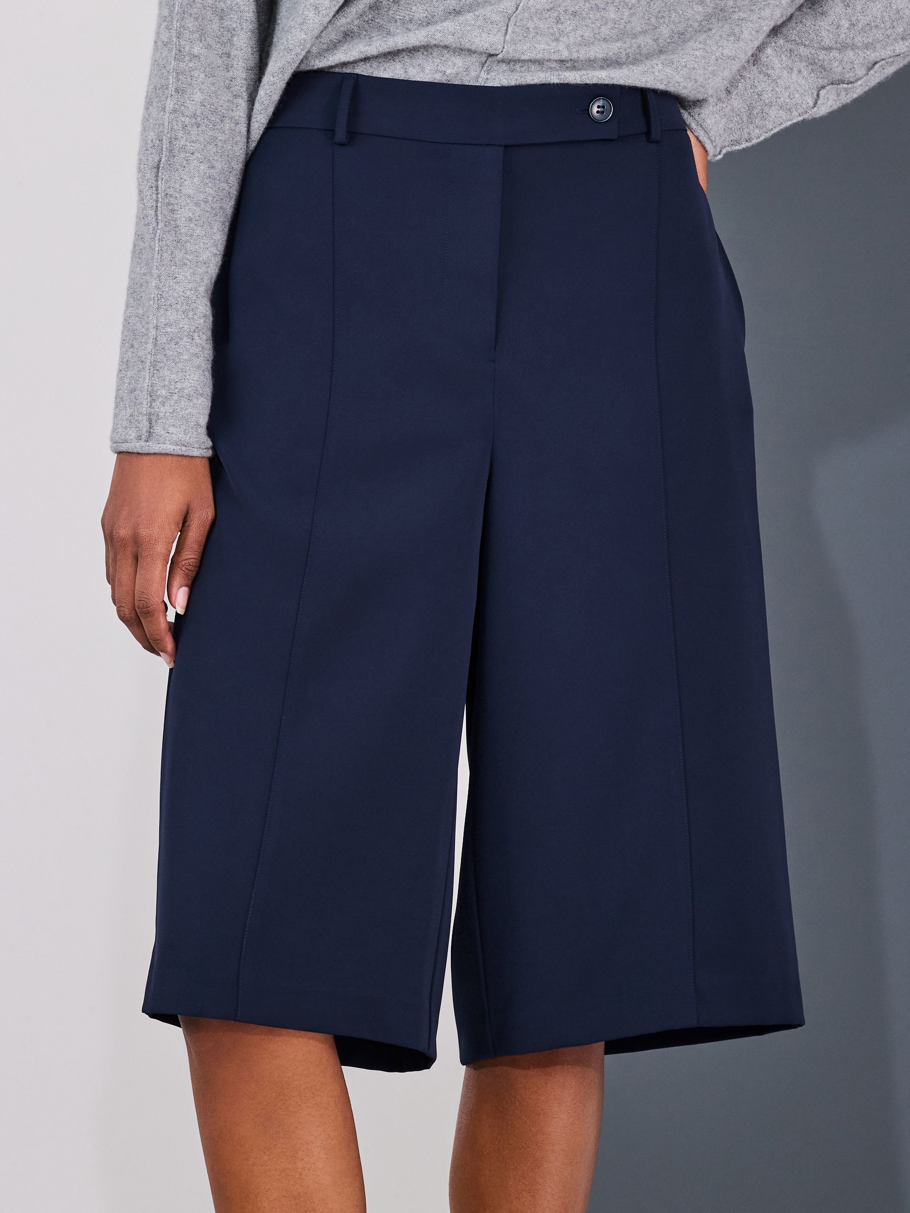 Buy Navy Blue Smart Knee Length Shorts from Next South Africa