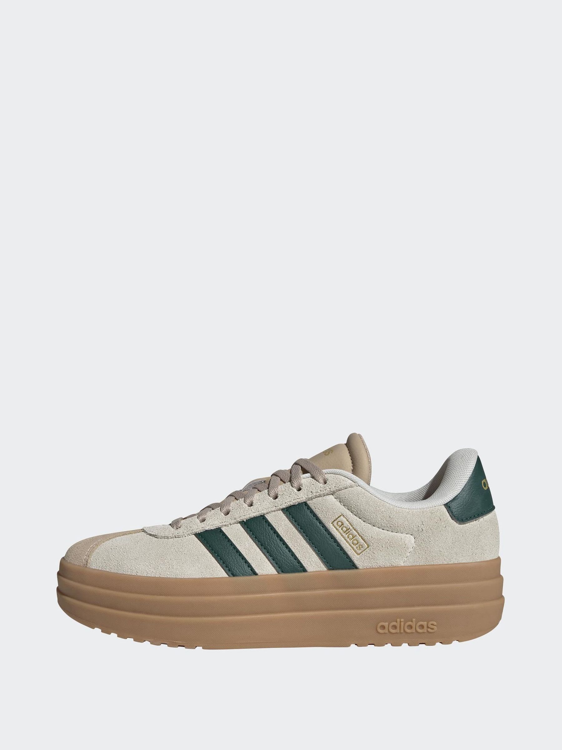 Buy adidas Cream/Green VL Court Bold Trainers from Next Netherlands