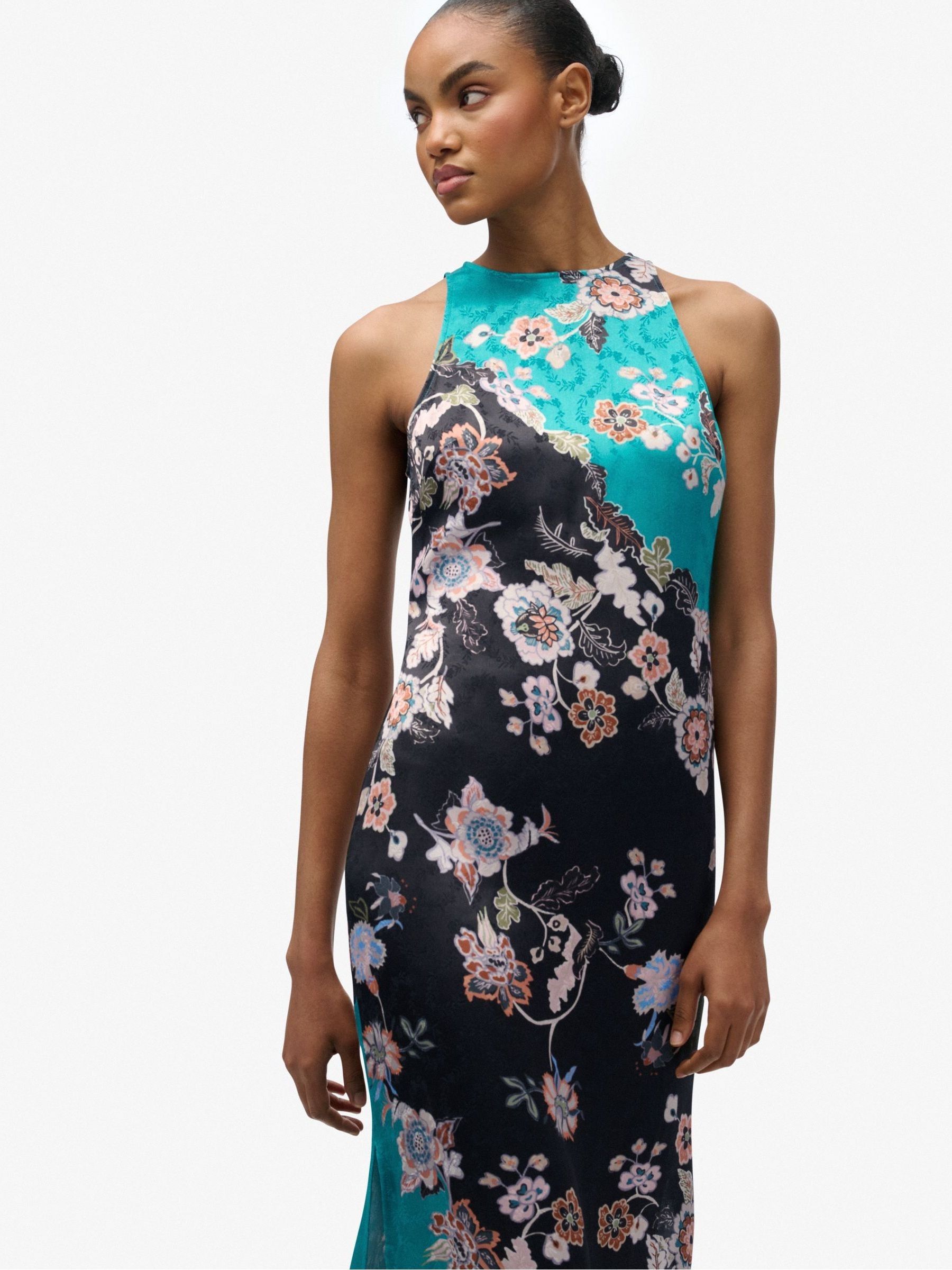 Buy Superdry Black Racer Jacquard Maxi Dress from the Next UK online shop