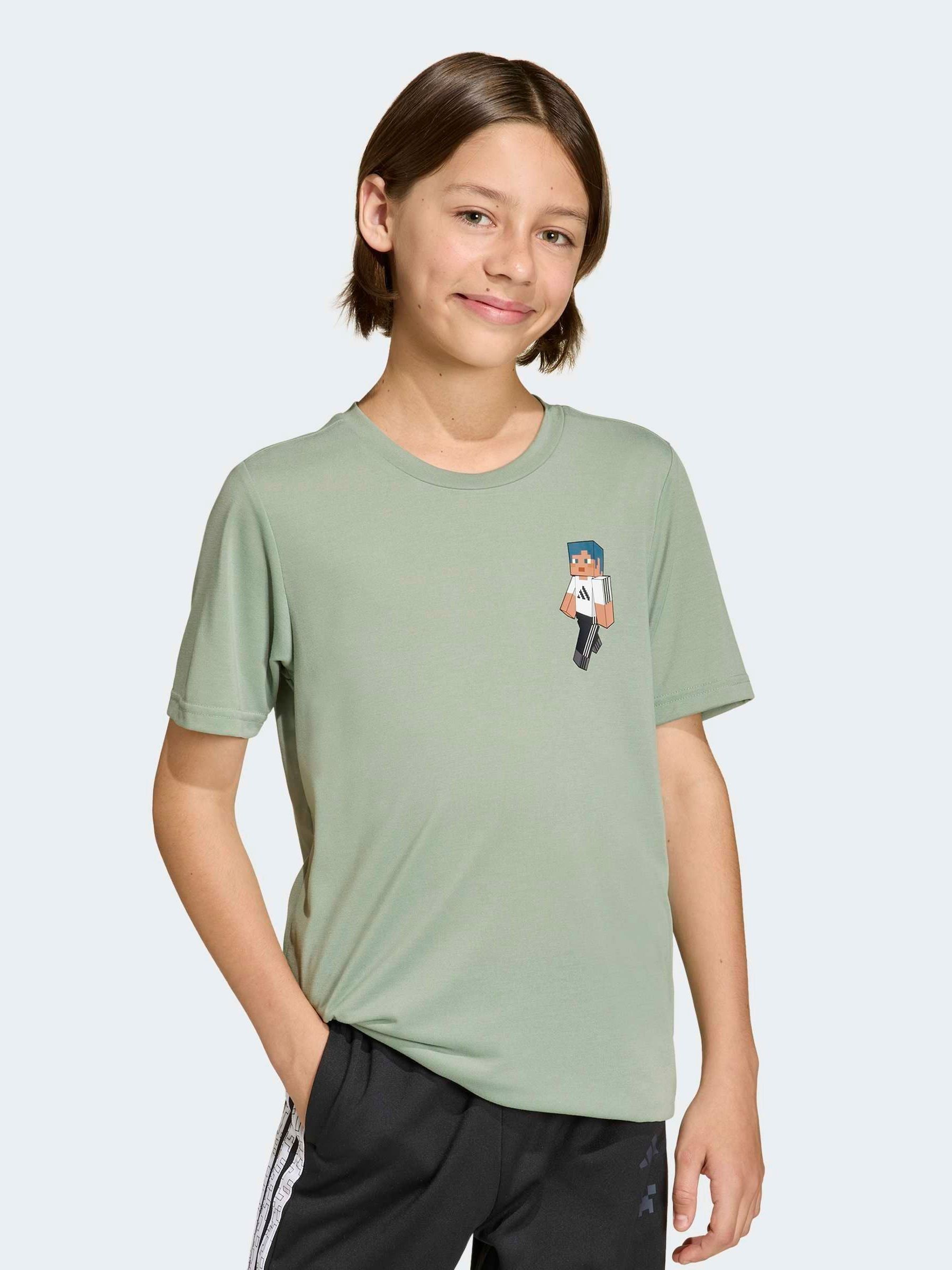 Buy adidas Green Minecraft Training Climacool T-Shirt from Next Egypt