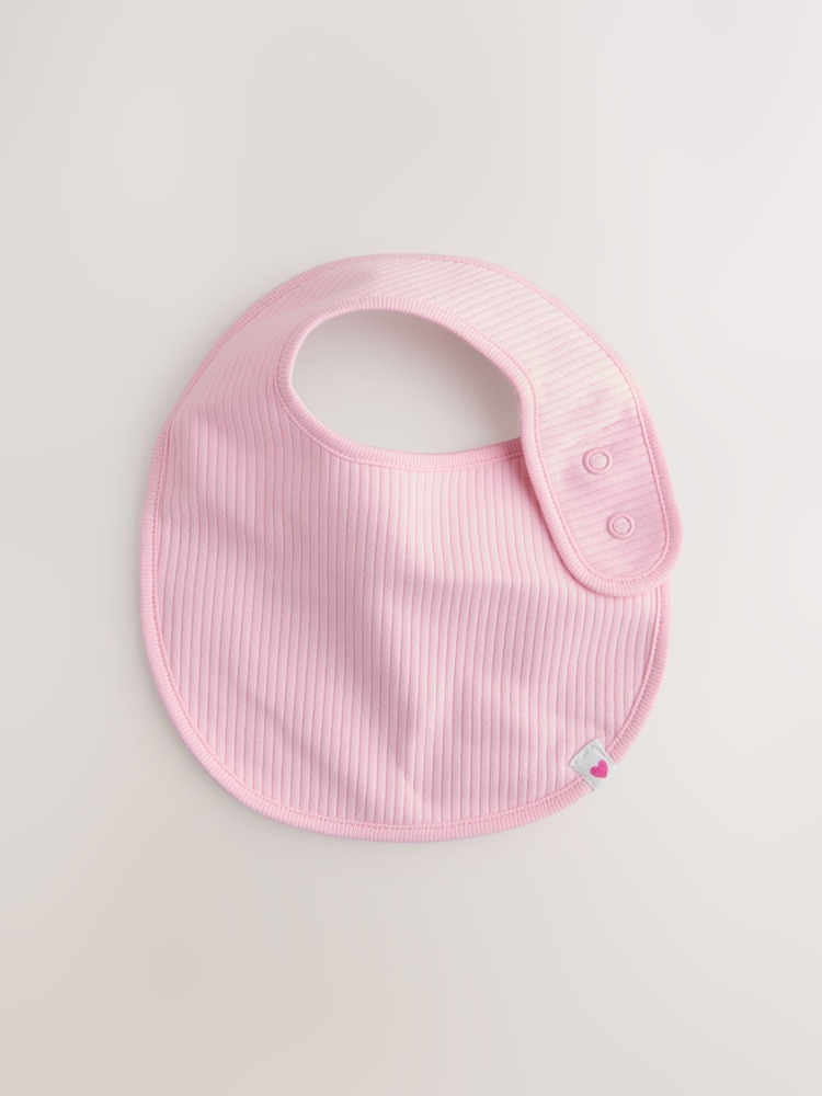 Buy Pink Baby Bibs 5 Pack from Next Australia