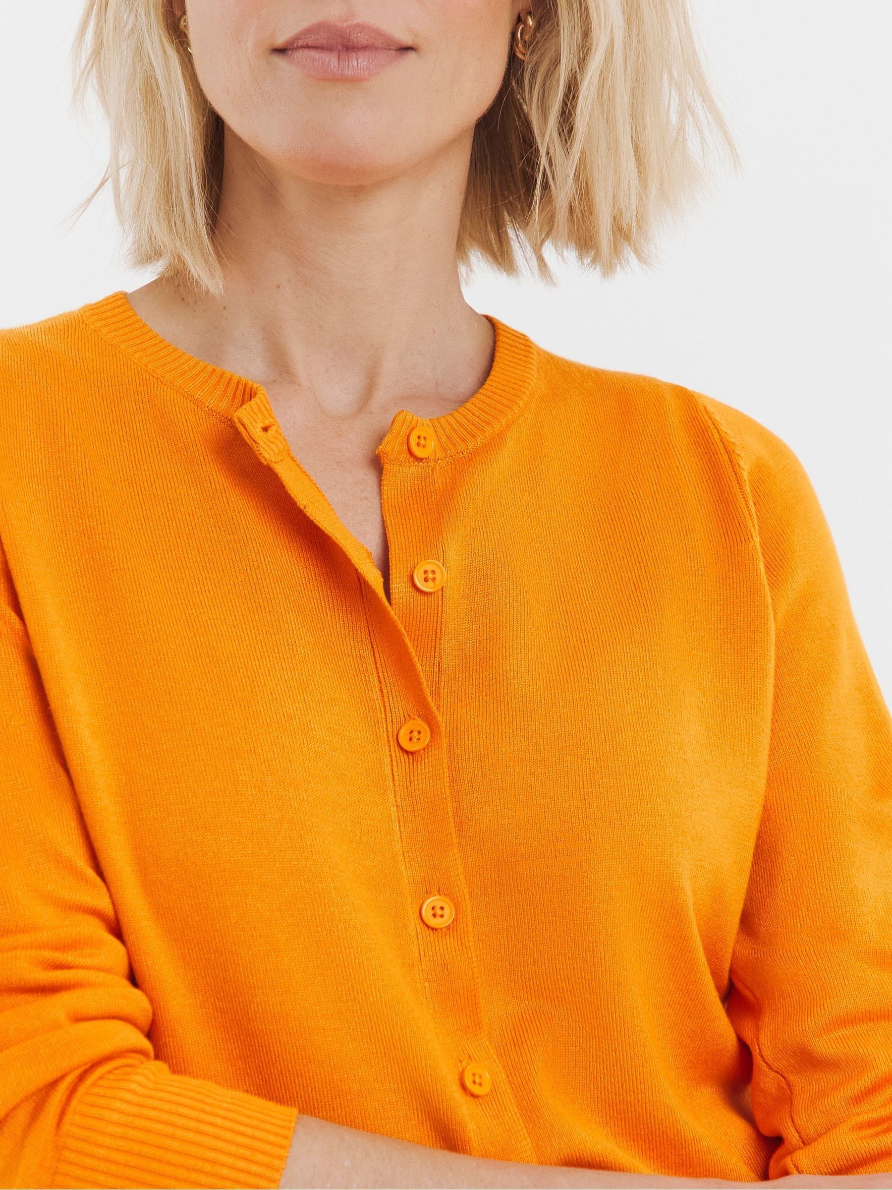 Buy JD Williams Orange Crew Neck Cardigan from the Next UK online shop