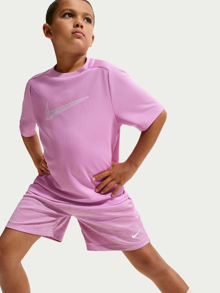 Buy Nike Magenta Pink Dri-FIT Multi Shorts from Next Czech Republic