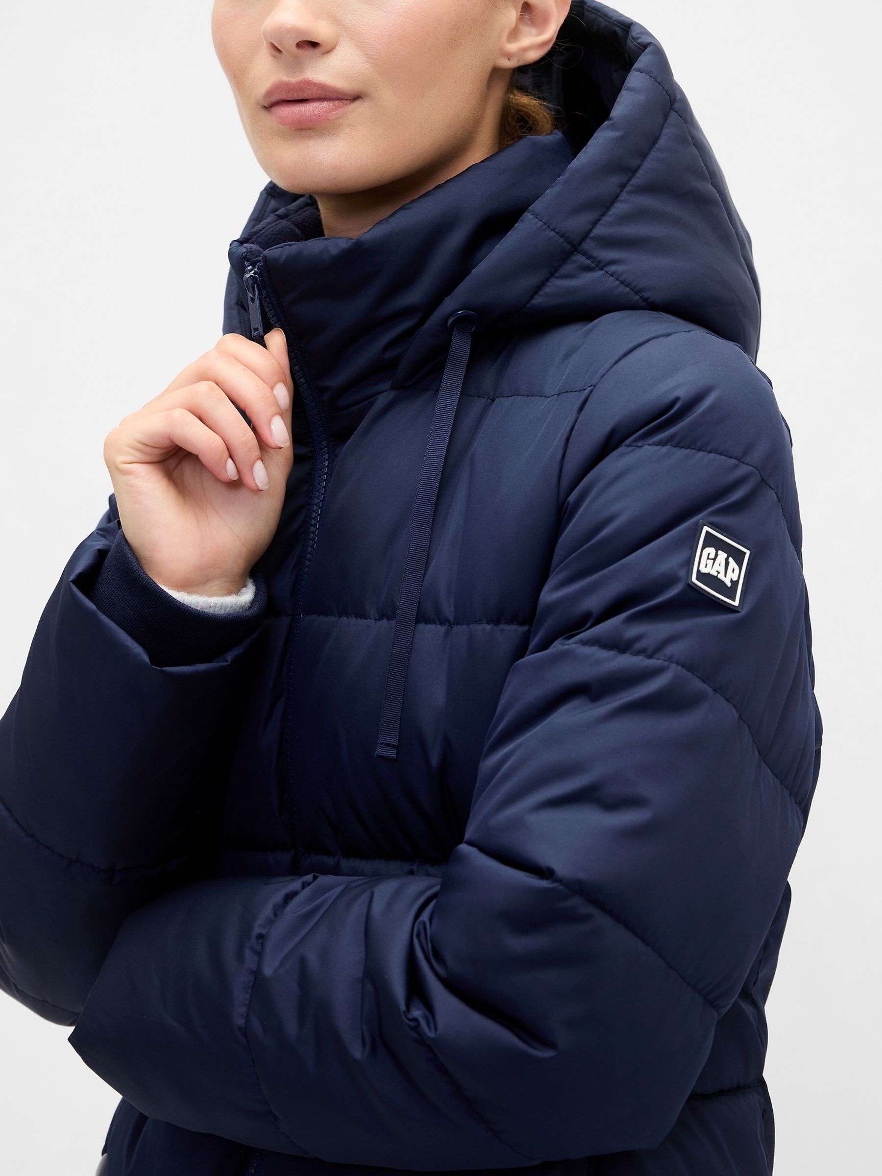 Buy Gap Blue ColdControl Relaxed Midi Puffer Coat from Next Netherlands