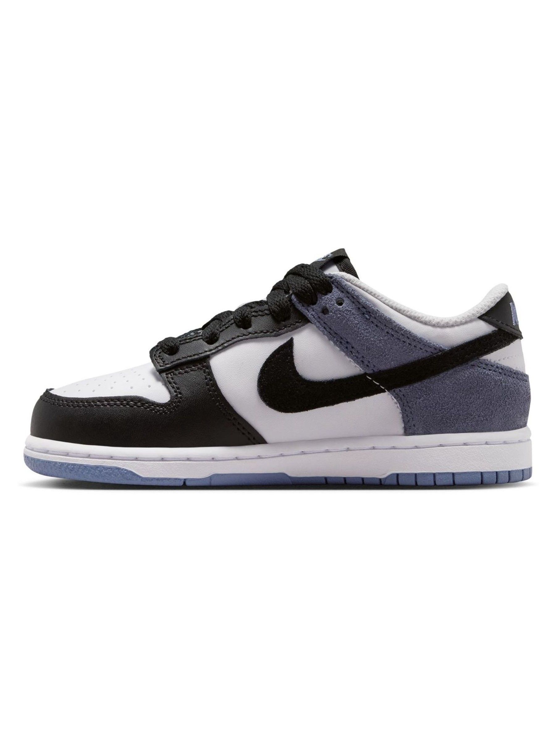 Buy Nike Black/White/Purple Junior Dunk Low Trainers from Next Germany