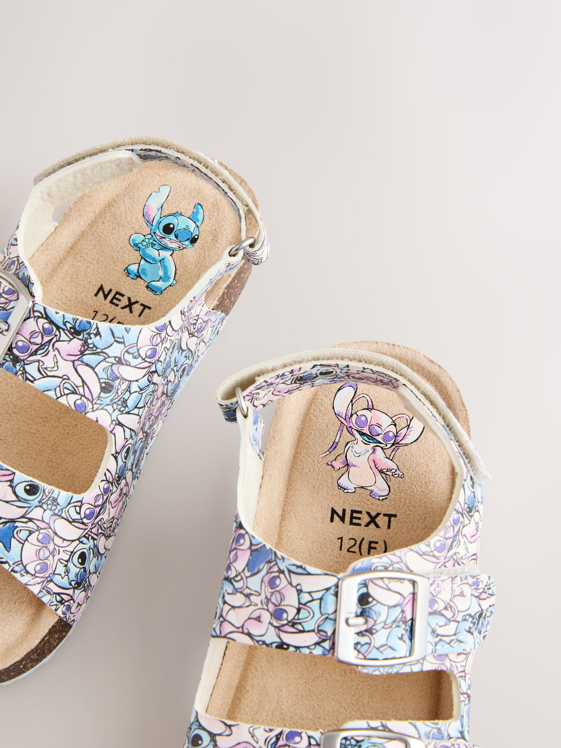 Buy Lilo & Stitch Wide Fit (G) Touch Close Fastening Corkbed Sandals ...