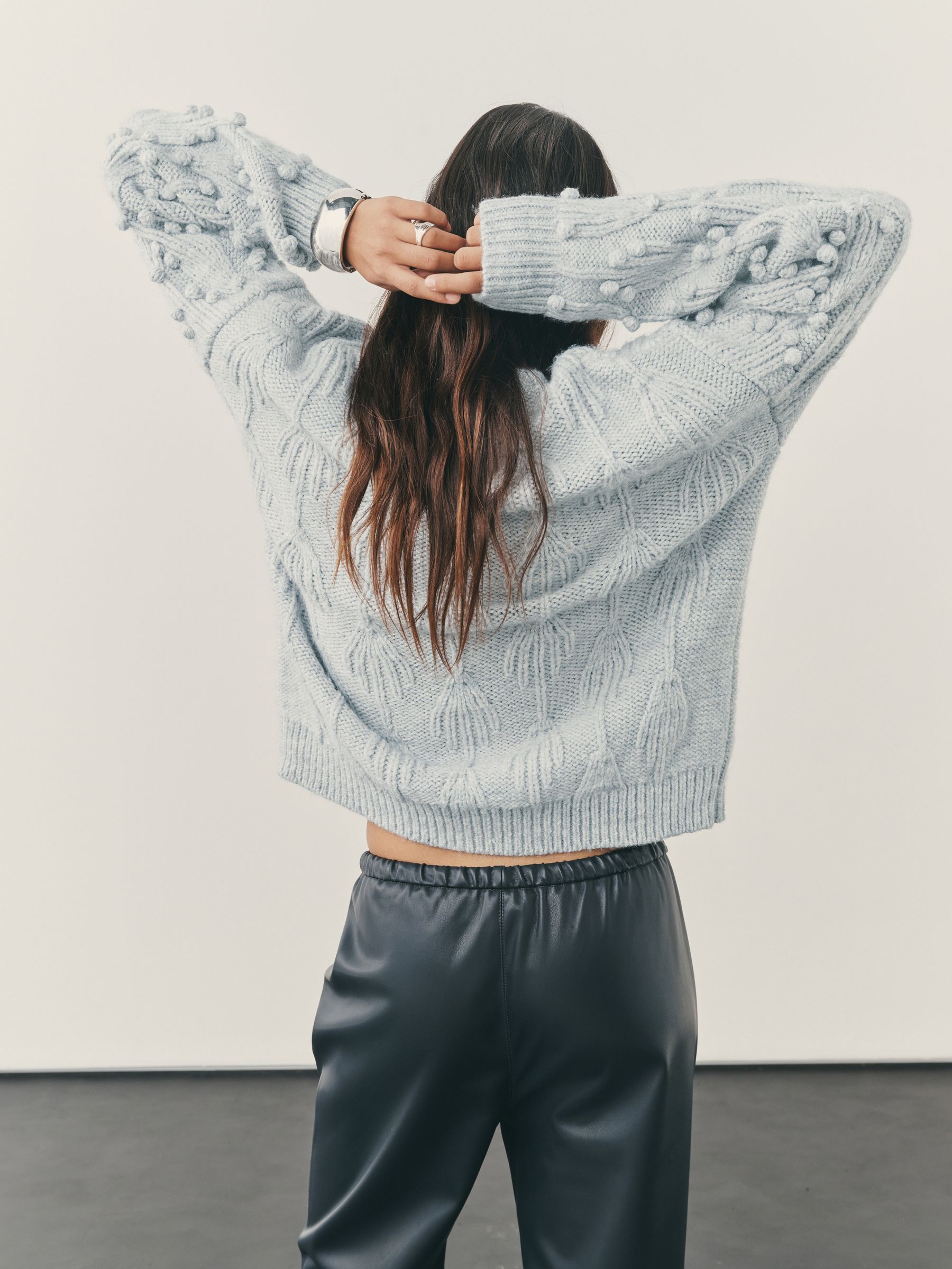 Buy Nothing Ordinary Grey Knitted Bobble Jumper from the Next UK online ...