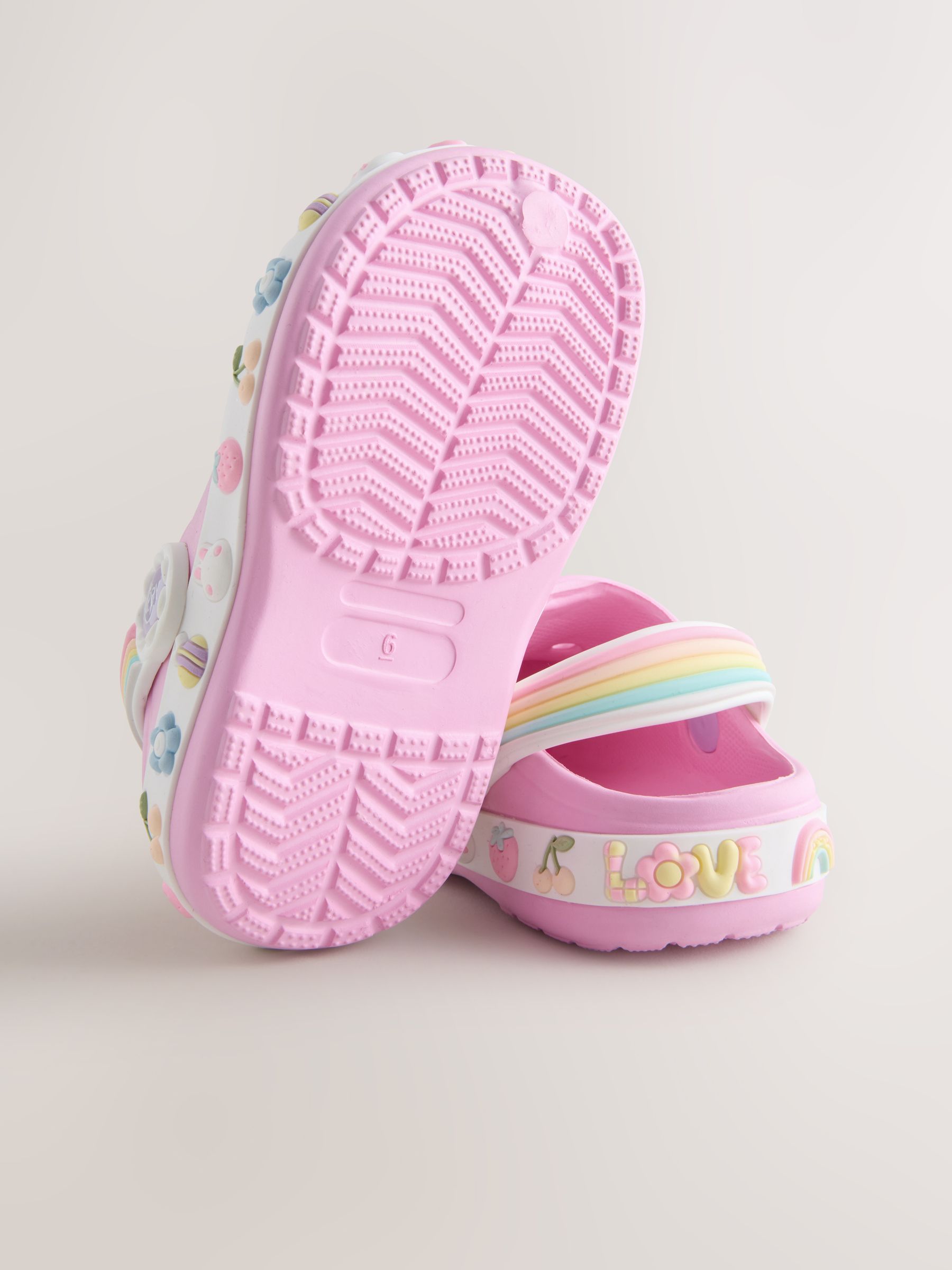 Buy Pink Standard Fit (F) Character Clogs from the Next UK online shop