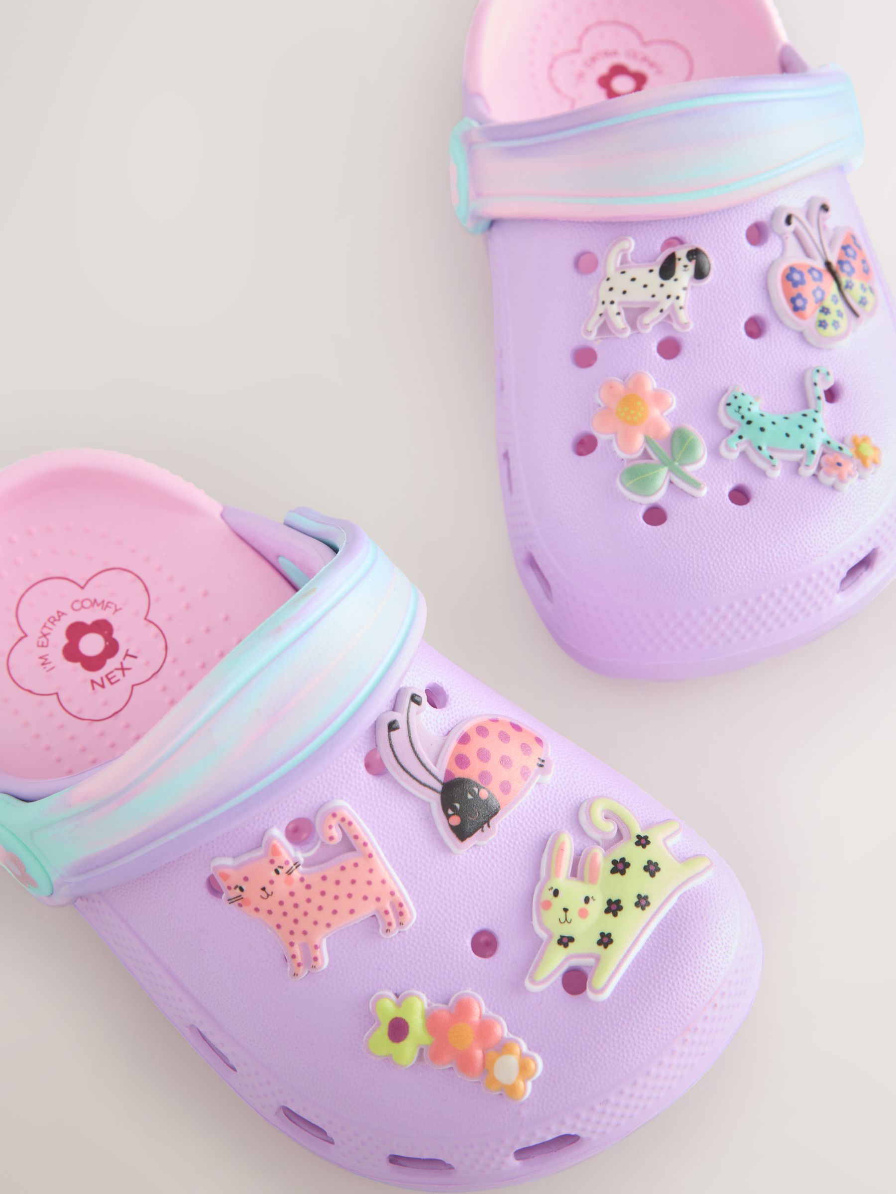 Buy Lilac Purple Animal Character Clogs from the Next UK online shop