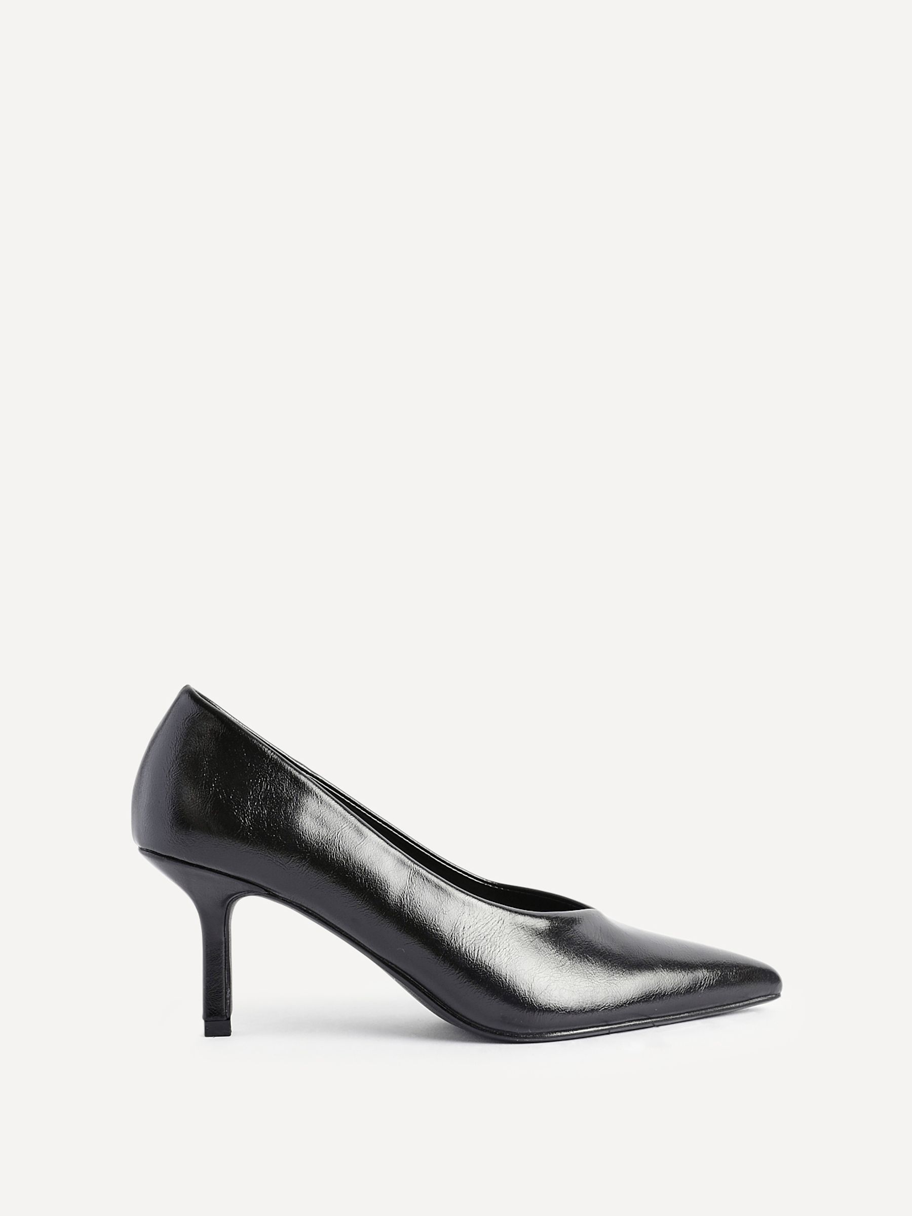Buy Linzi Black Bellamy V-Shaped Closed Toe Court Heels from Next Australia